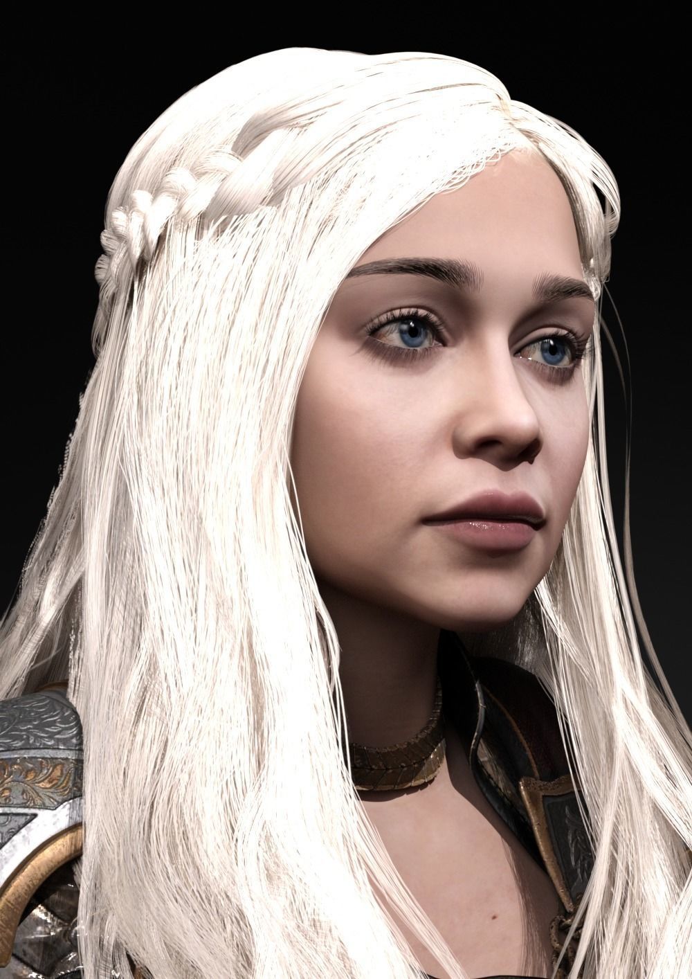 Emilia Clarke for Genesis 8 Female 3D model rigged | CGTrader