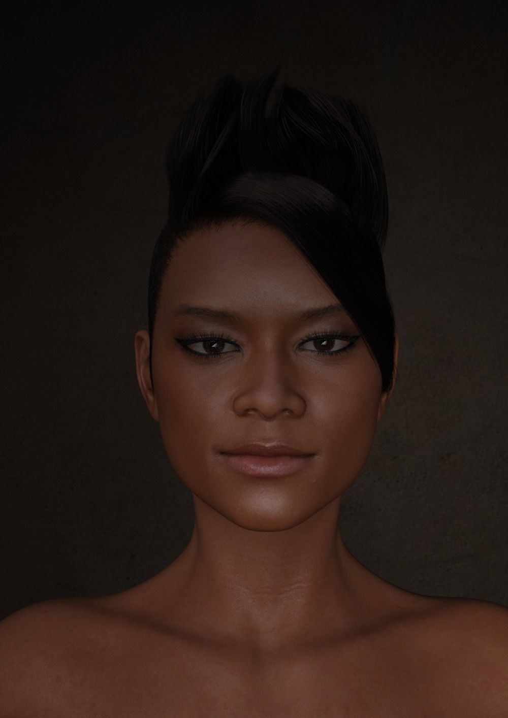 Letitia Wright for Genesis 8-1 Female 3D model rigged | CGTrader