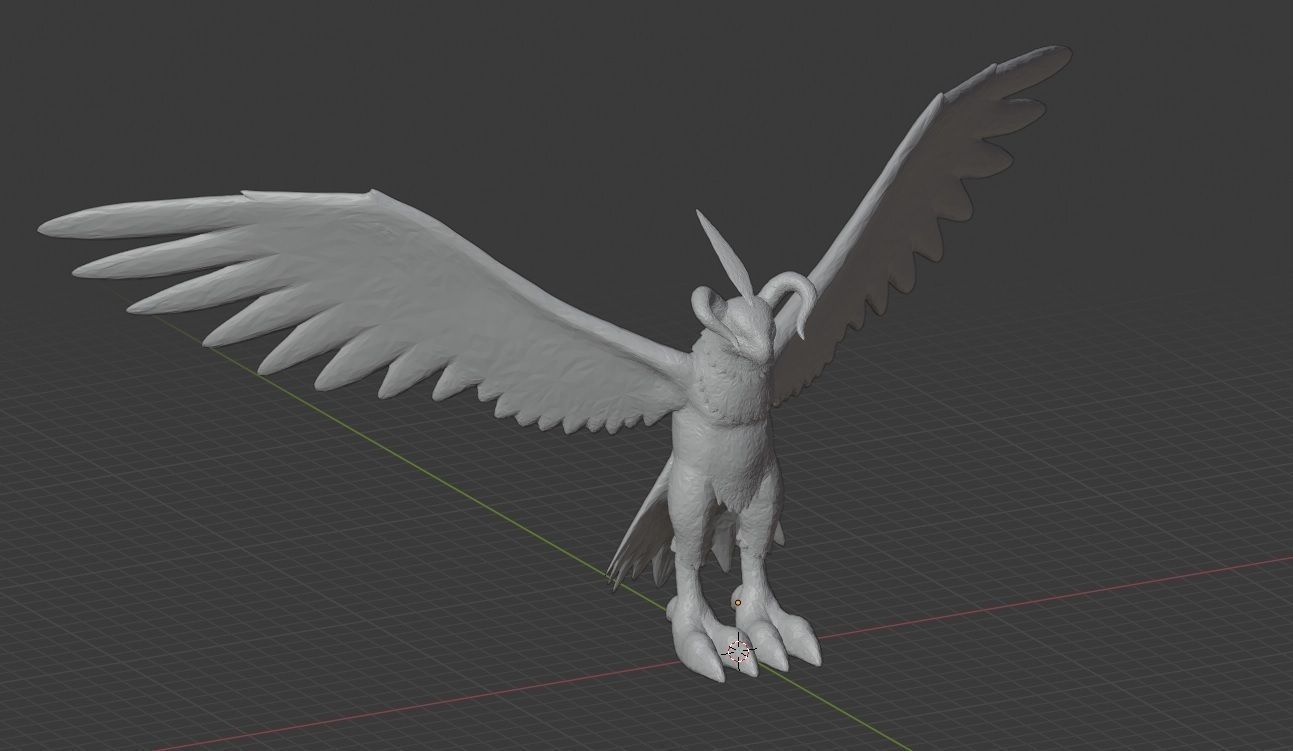 DIGIMON AQUILAMON 3D model 3D printable | CGTrader