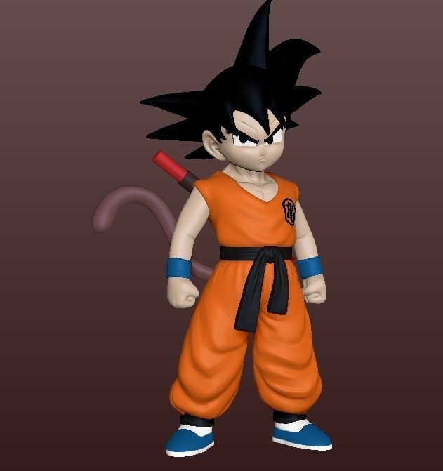 Goku Child - Dragon ball 3D model 3D printable | CGTrader