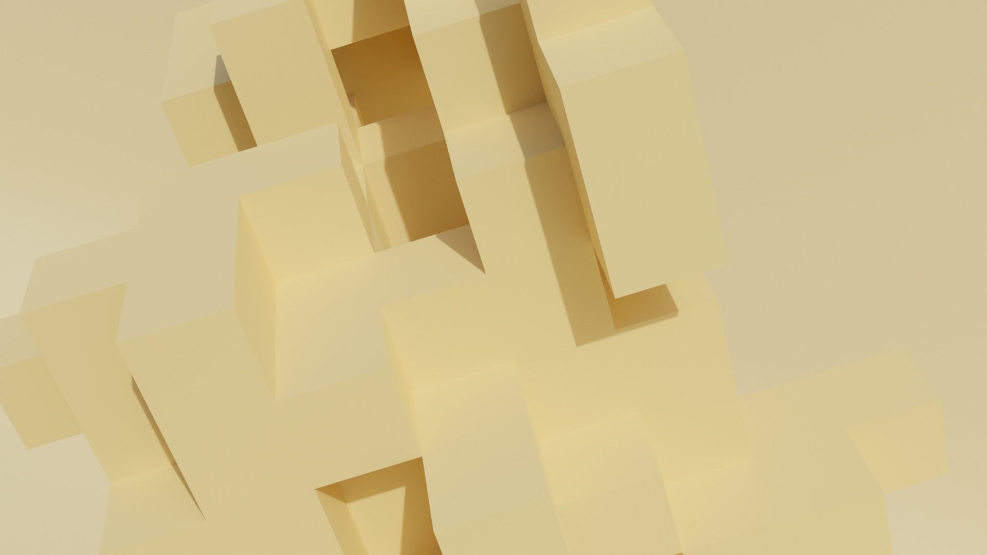 3D model Geometric blocks V4 VR / AR / low-poly | CGTrader