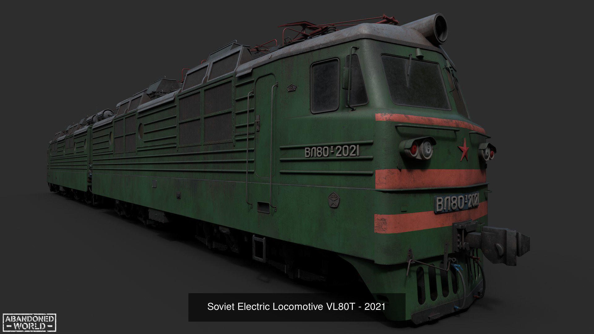 3D Model Collection Soviet Electric Locomotive VL80T VR / AR / low-poly ...