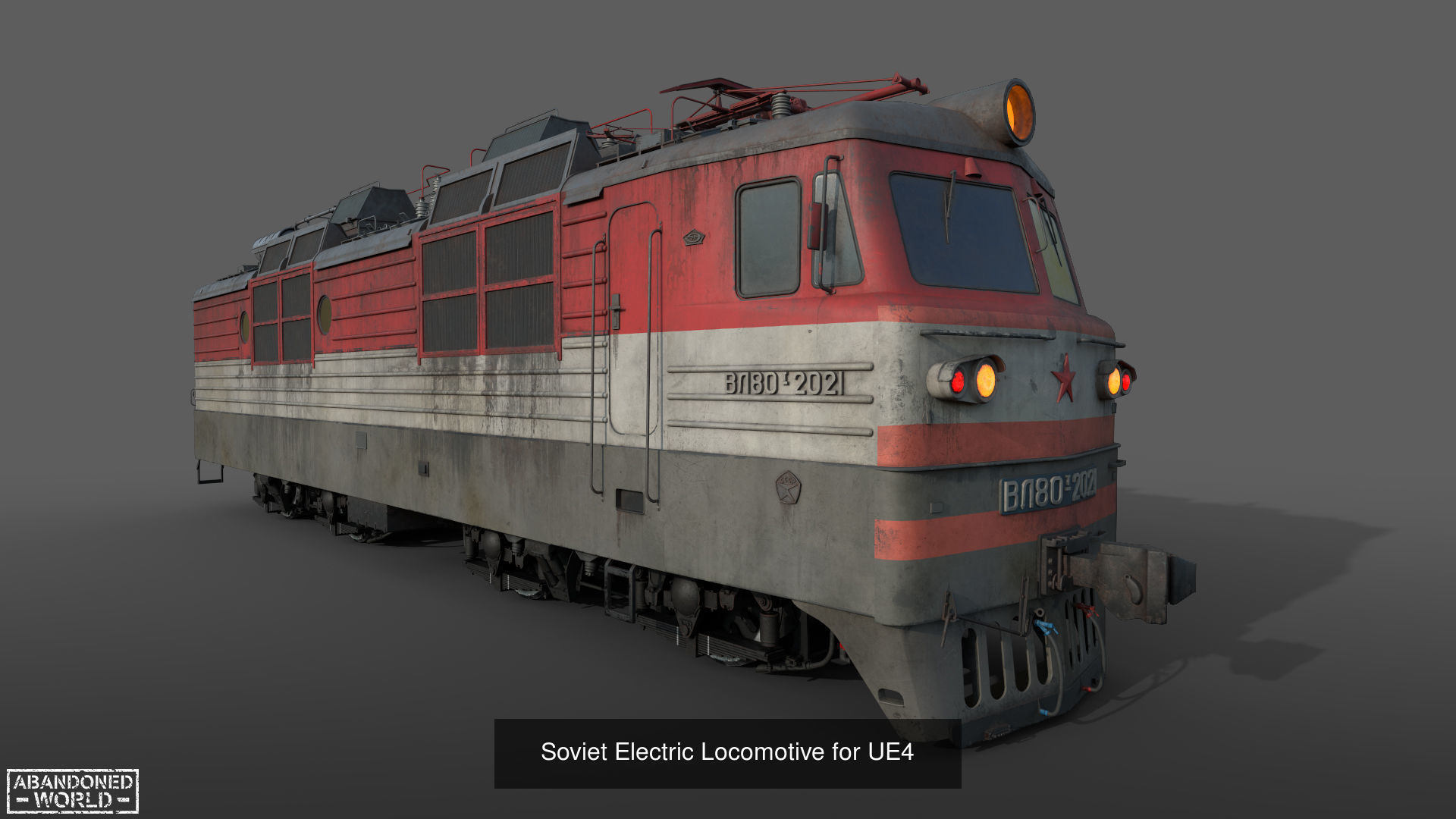 3D Model Collection Soviet Electric Locomotive VL80T VR / AR / low-poly ...