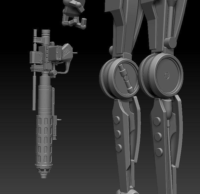 C-21 Highsinger droid articulation 3d print STL files 3D model 3D ...