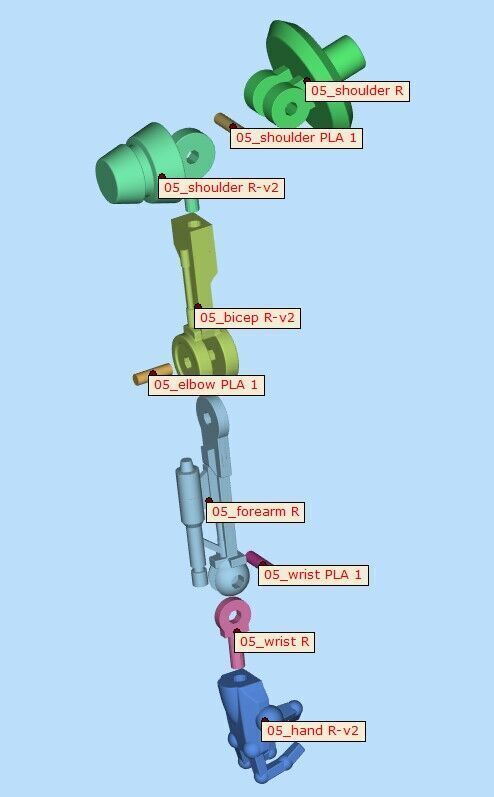 C-21 Highsinger droid articulation 3d print STL files 3D model 3D printable | CGTrader