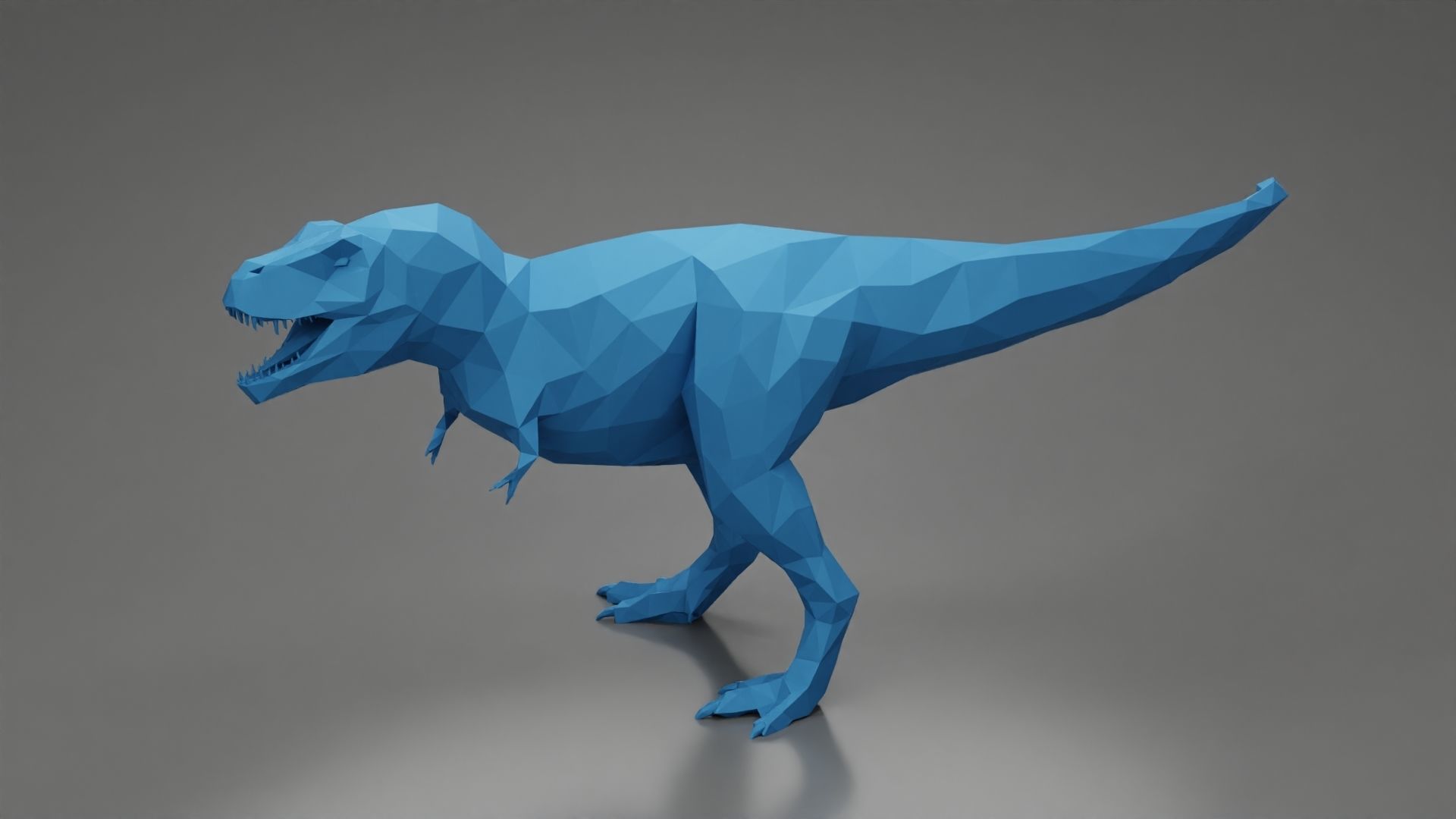3D model T-Rex 3 lowpoly 3D Print VR / AR / low-poly | CGTrader