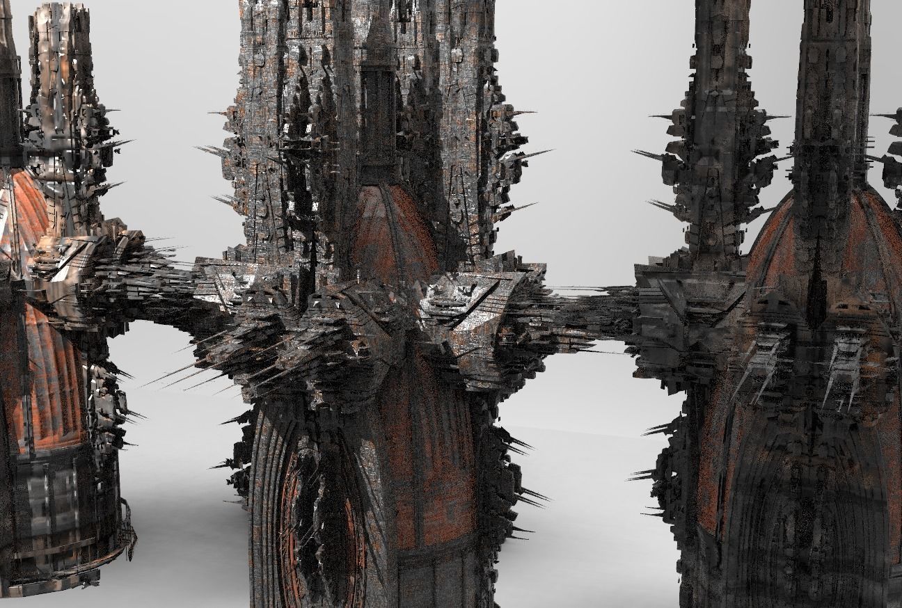 Sci Fi Fusion Emperor Elite Tower 3D model | CGTrader