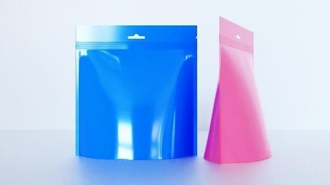 3D model Plastic packaging bag VR / AR / low-poly | CGTrader