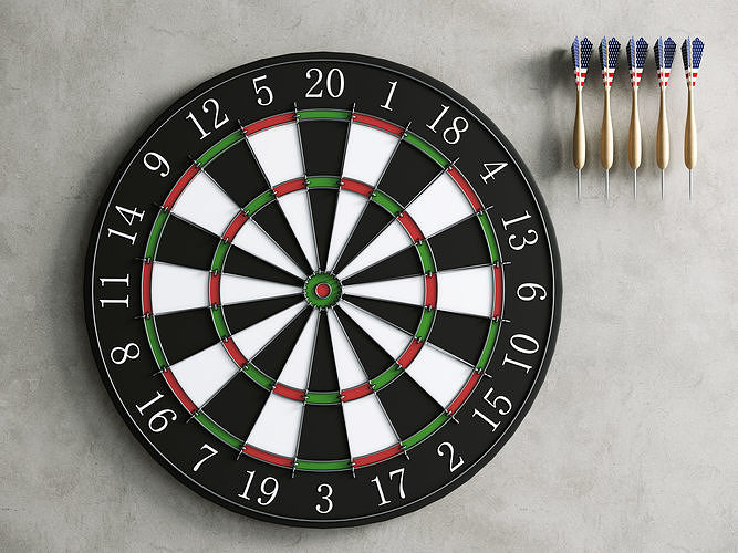Darts 3D model | CGTrader