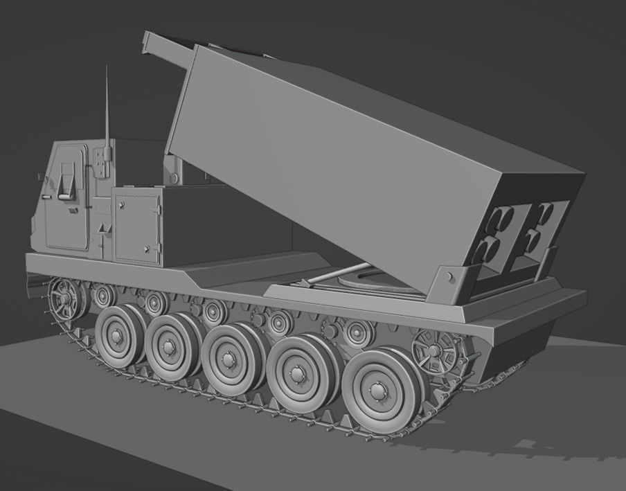3D model M270 MLRS Military Truck 3d Model VR / AR / low-poly | CGTrader