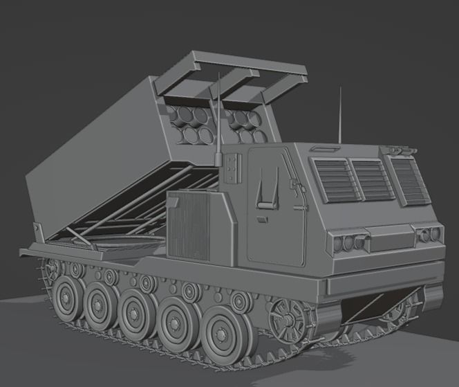 3D model M270 MLRS Military Truck 3d Model VR / AR / low-poly | CGTrader