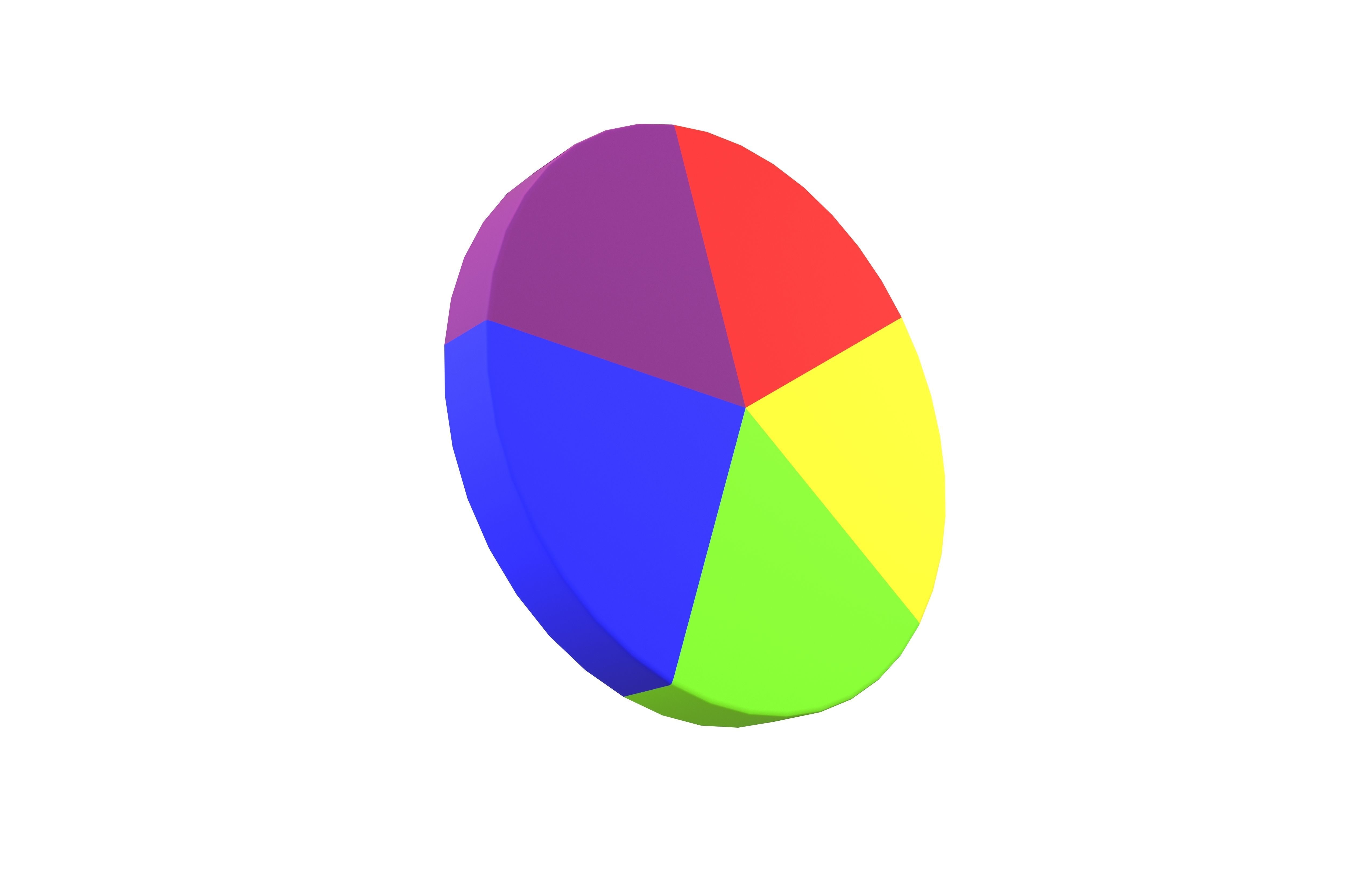 3D model Color Wheel v2 001 VR / AR / low-poly | CGTrader