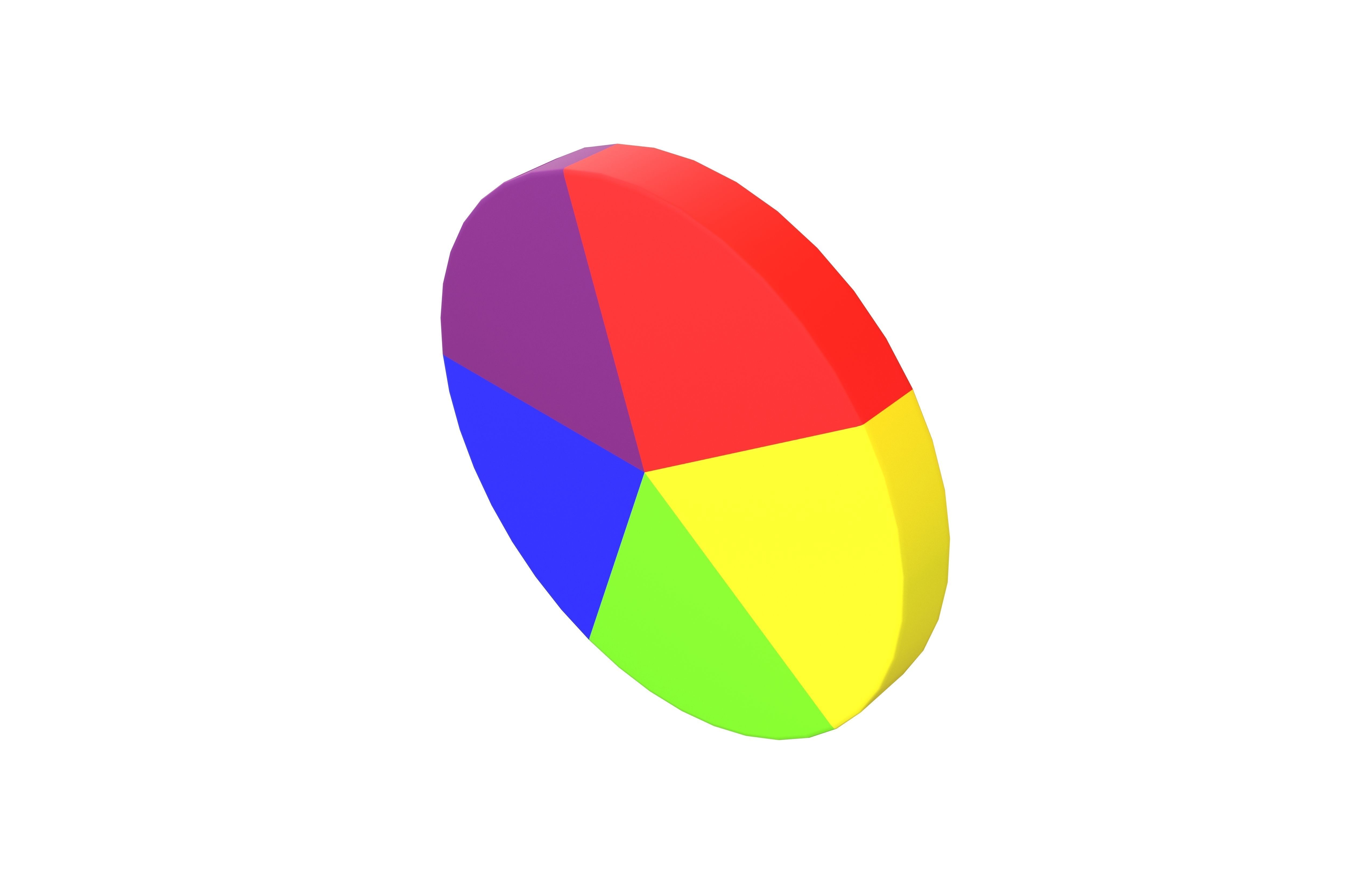 3D model Color Wheel v2 001 VR / AR / low-poly | CGTrader