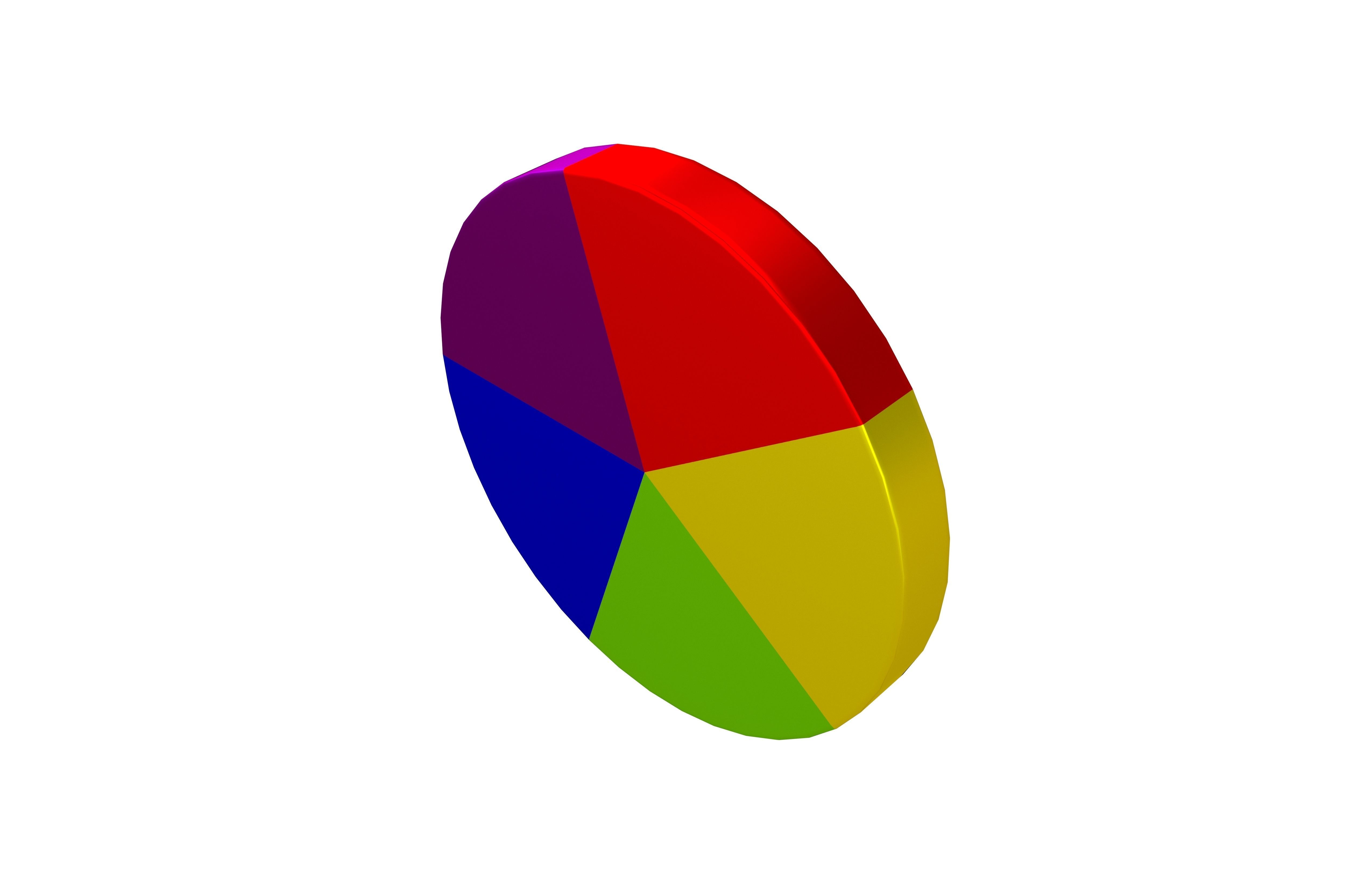 3D model Color Wheel v2 002 VR / AR / low-poly | CGTrader