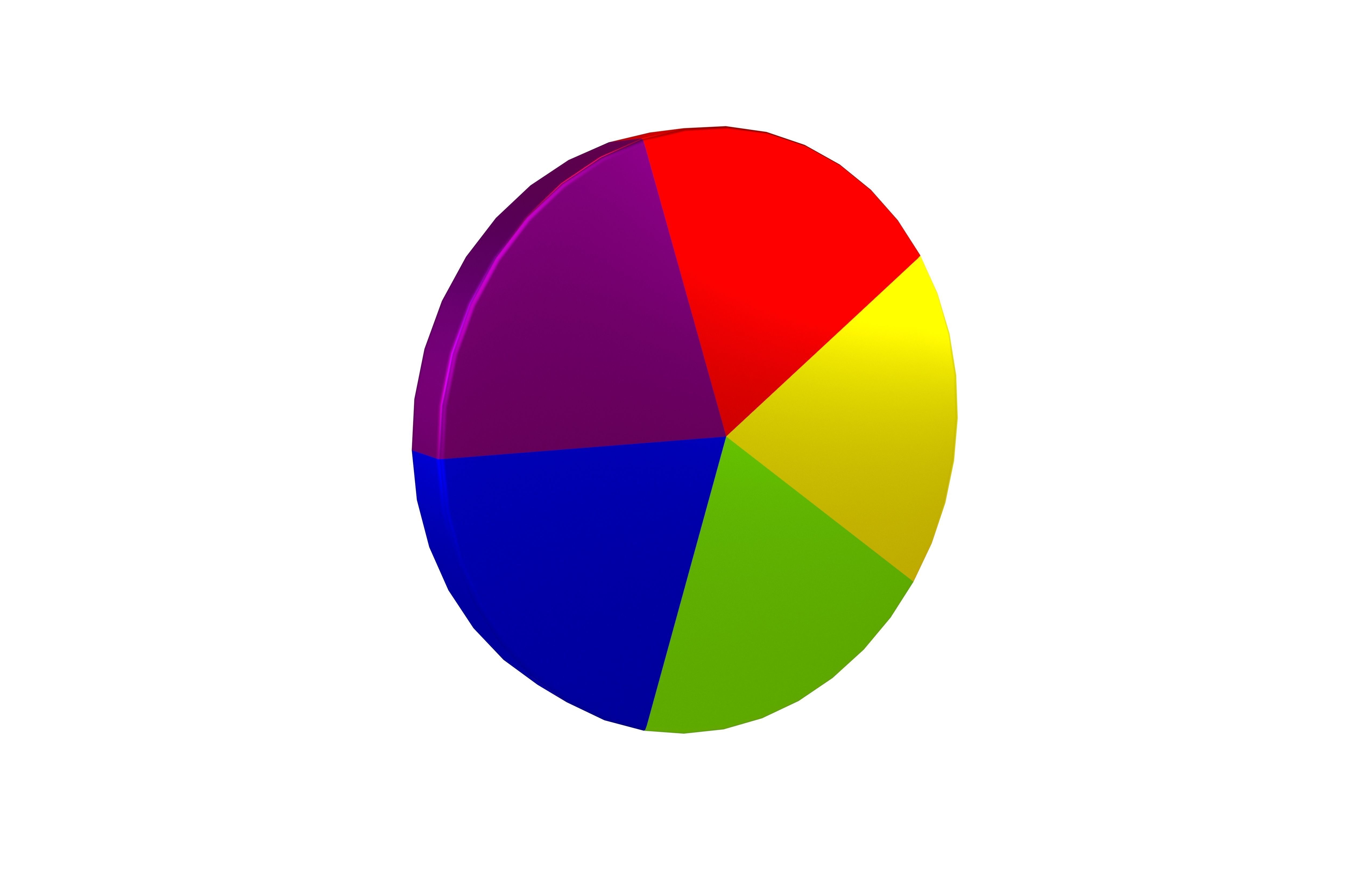 3D model Color Wheel v2 002 VR / AR / low-poly | CGTrader