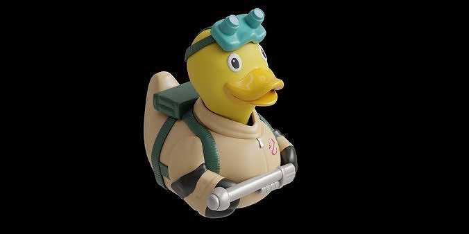 Cute Army Duck Toy 3D model | CGTrader