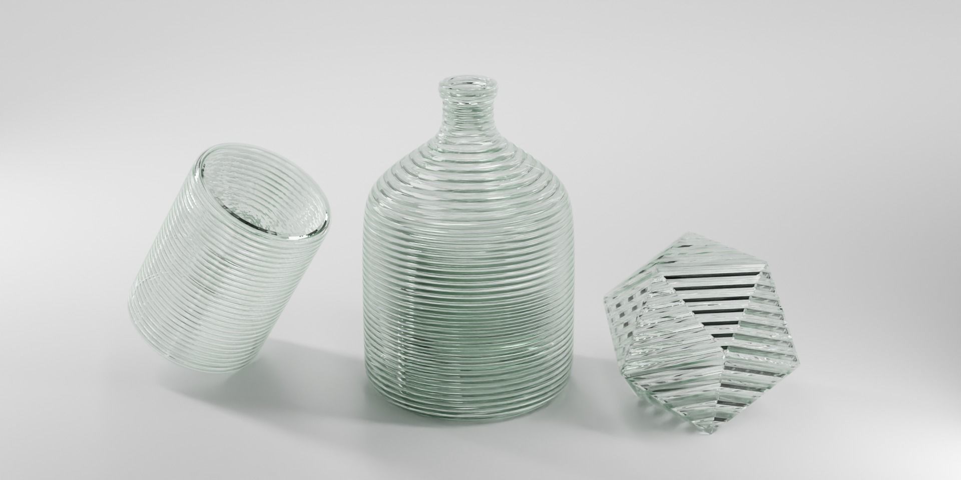 7 Pro Glass Procedural Shaders Vol01 in Blender 3D model | CGTrader