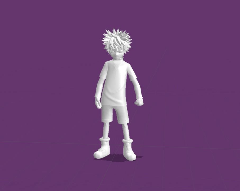 Killua Zoldyck - Hunter x Hunter 3D model rigged | CGTrader