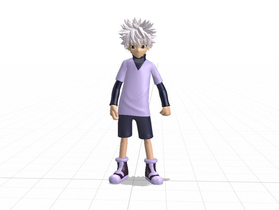 Killua Zoldyck - Hunter x Hunter 3D model rigged | CGTrader