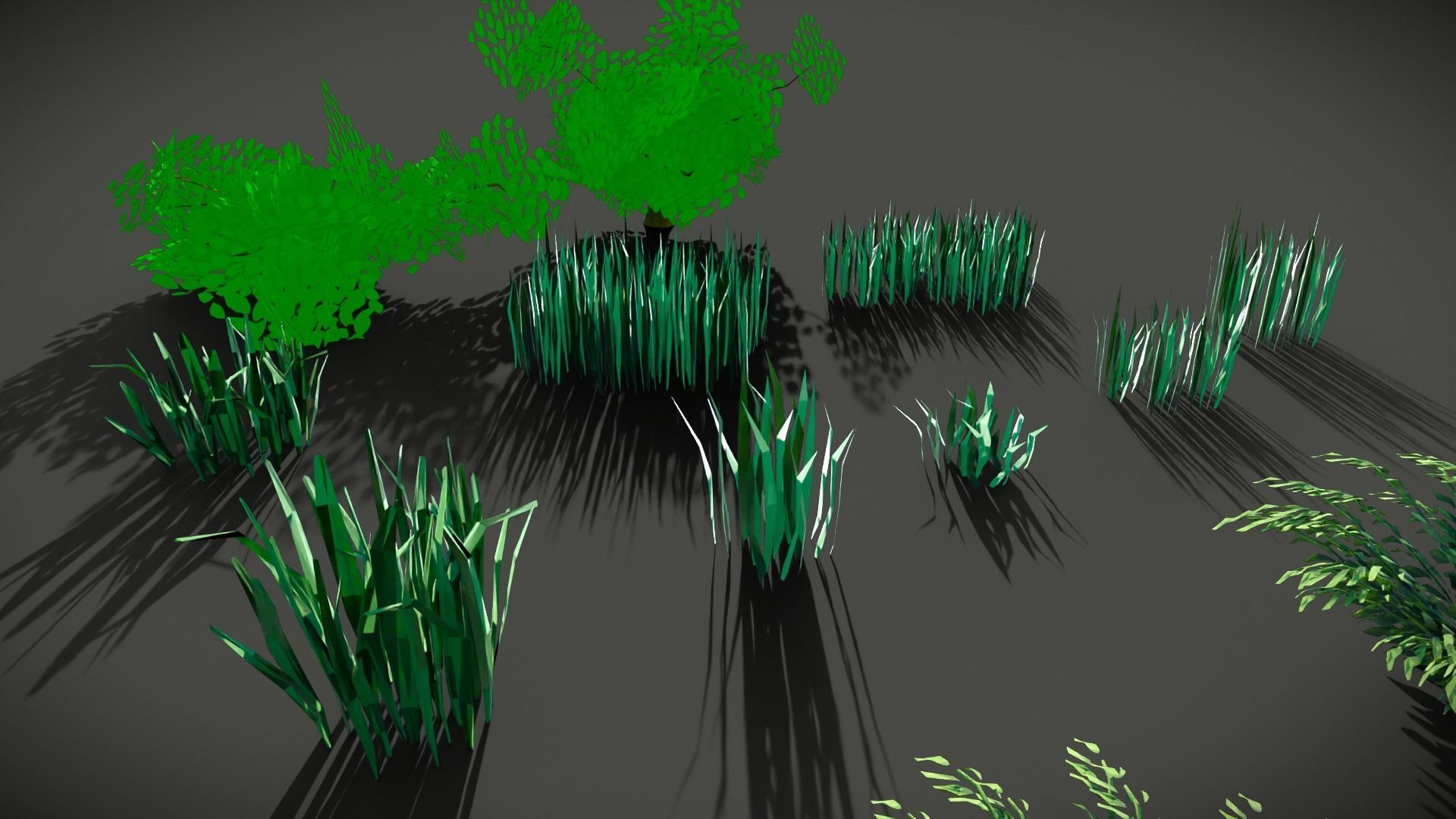 3D model Stylized Foliage Pack - Perfect for Game Environments VR / AR / low-poly | CGTrader