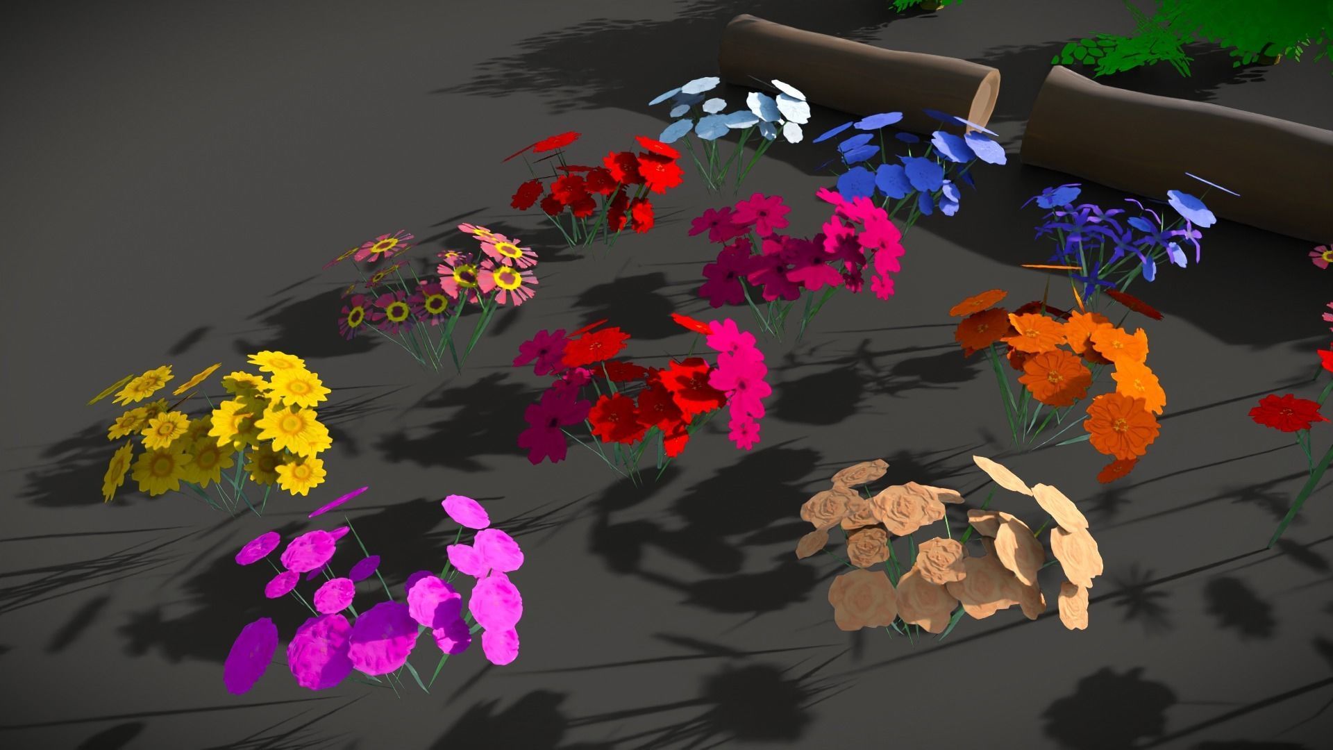 3D model Stylized Foliage Pack - Perfect for Game Environments VR / AR ...