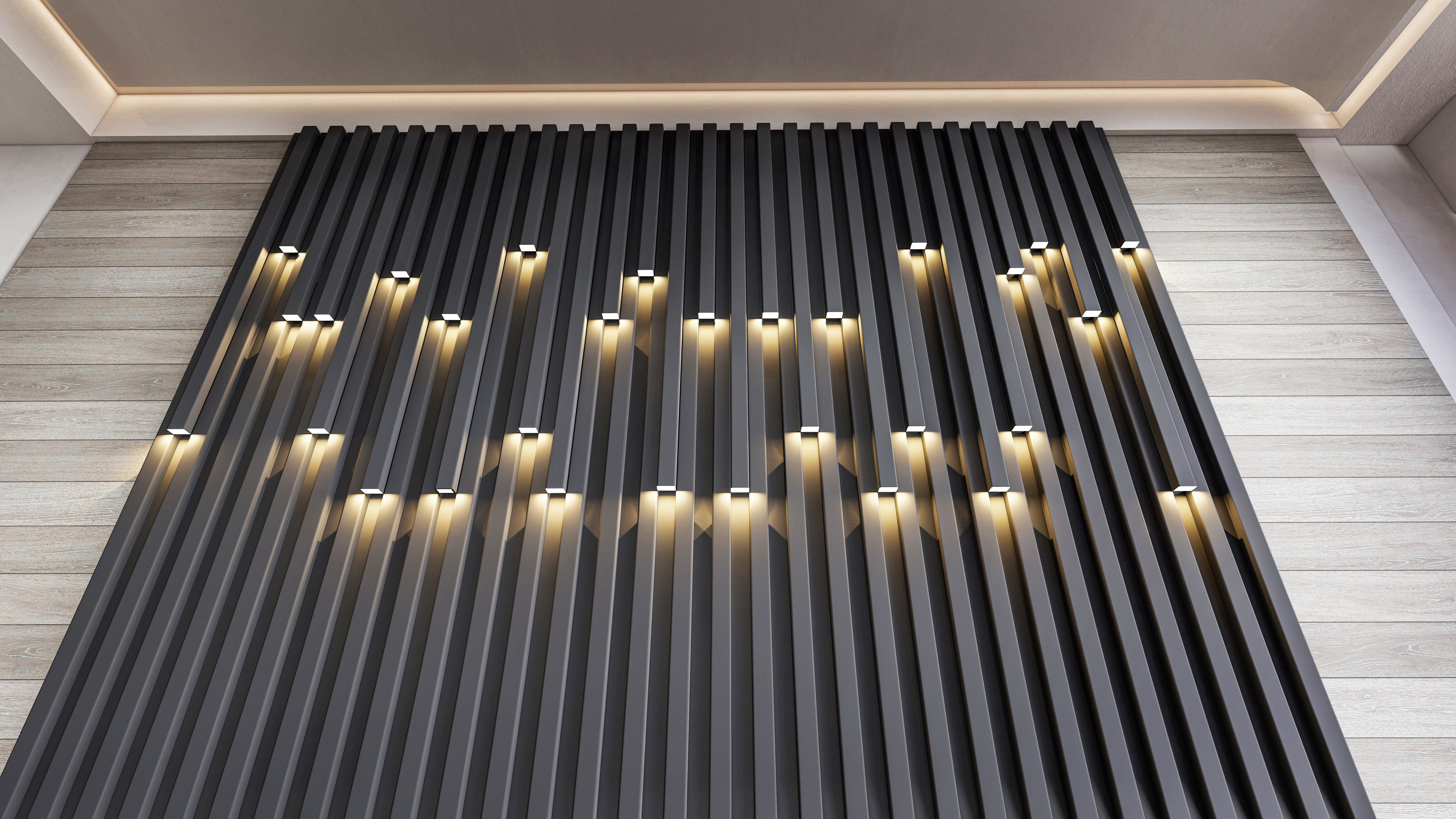 Wall decorative light 3d panel 3D model | CGTrader
