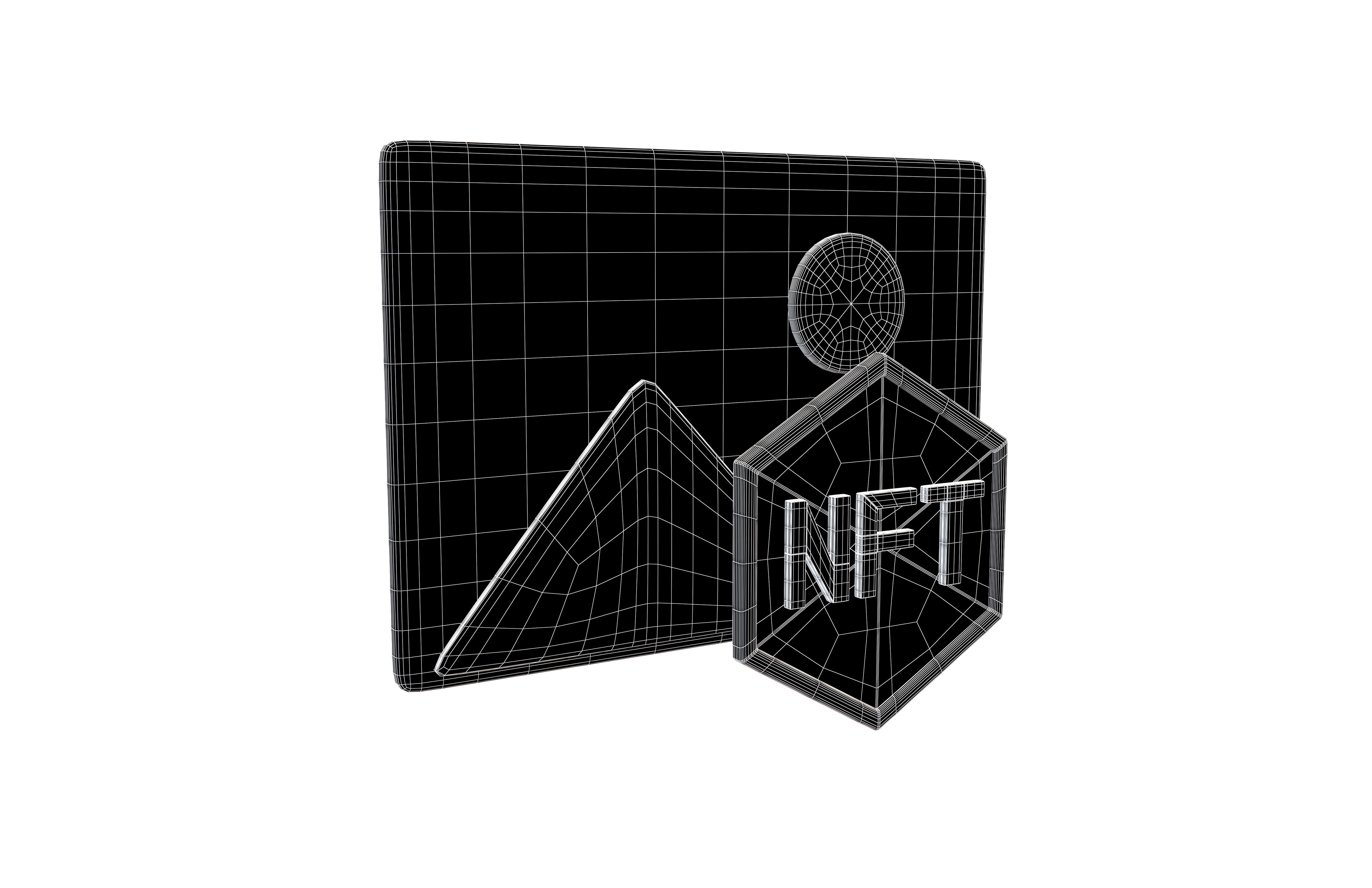3D model NFT Image Icon V1 001 VR / AR / low-poly | CGTrader