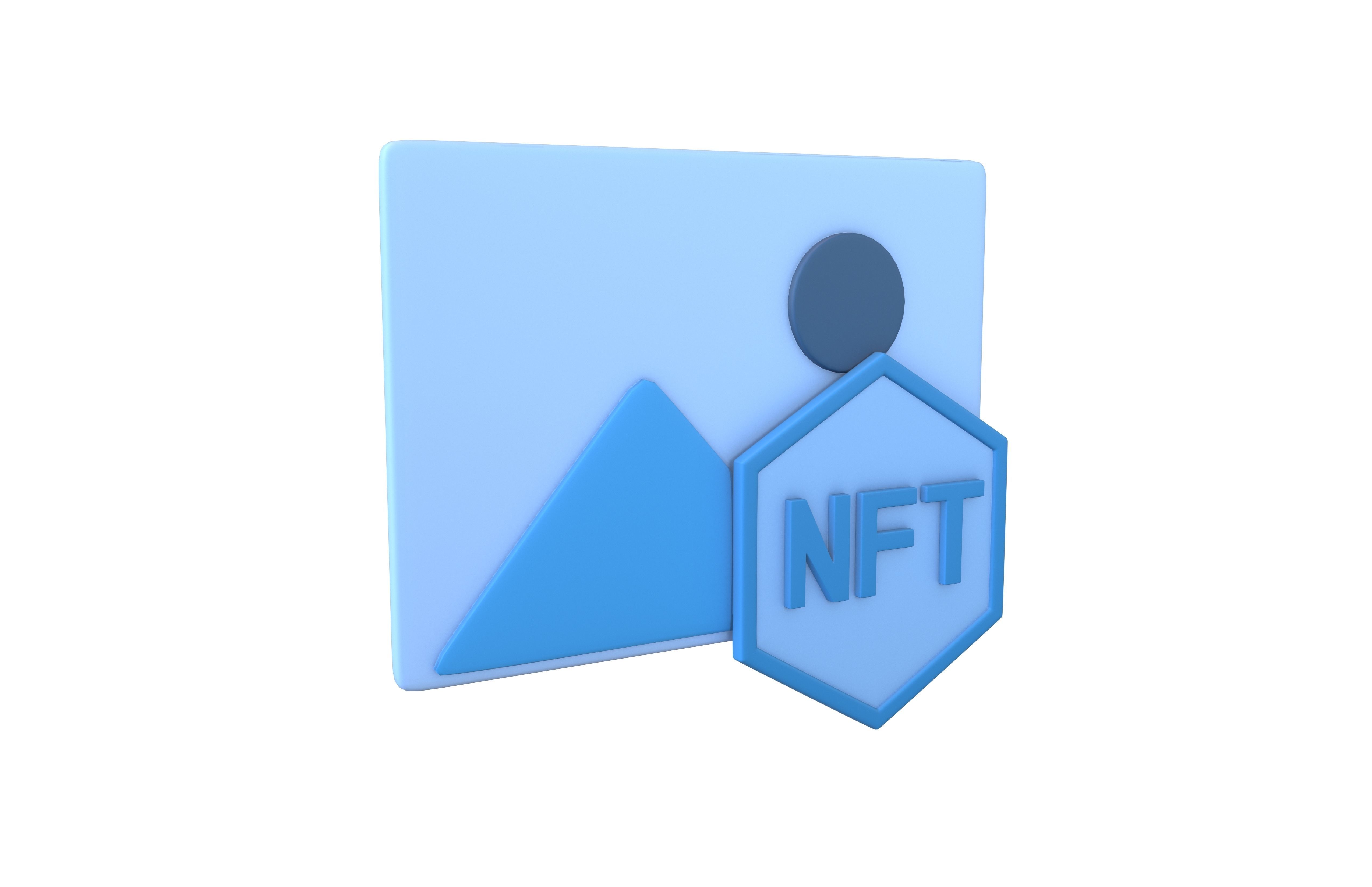 3D model NFT Image Icon V1 001 VR / AR / low-poly | CGTrader