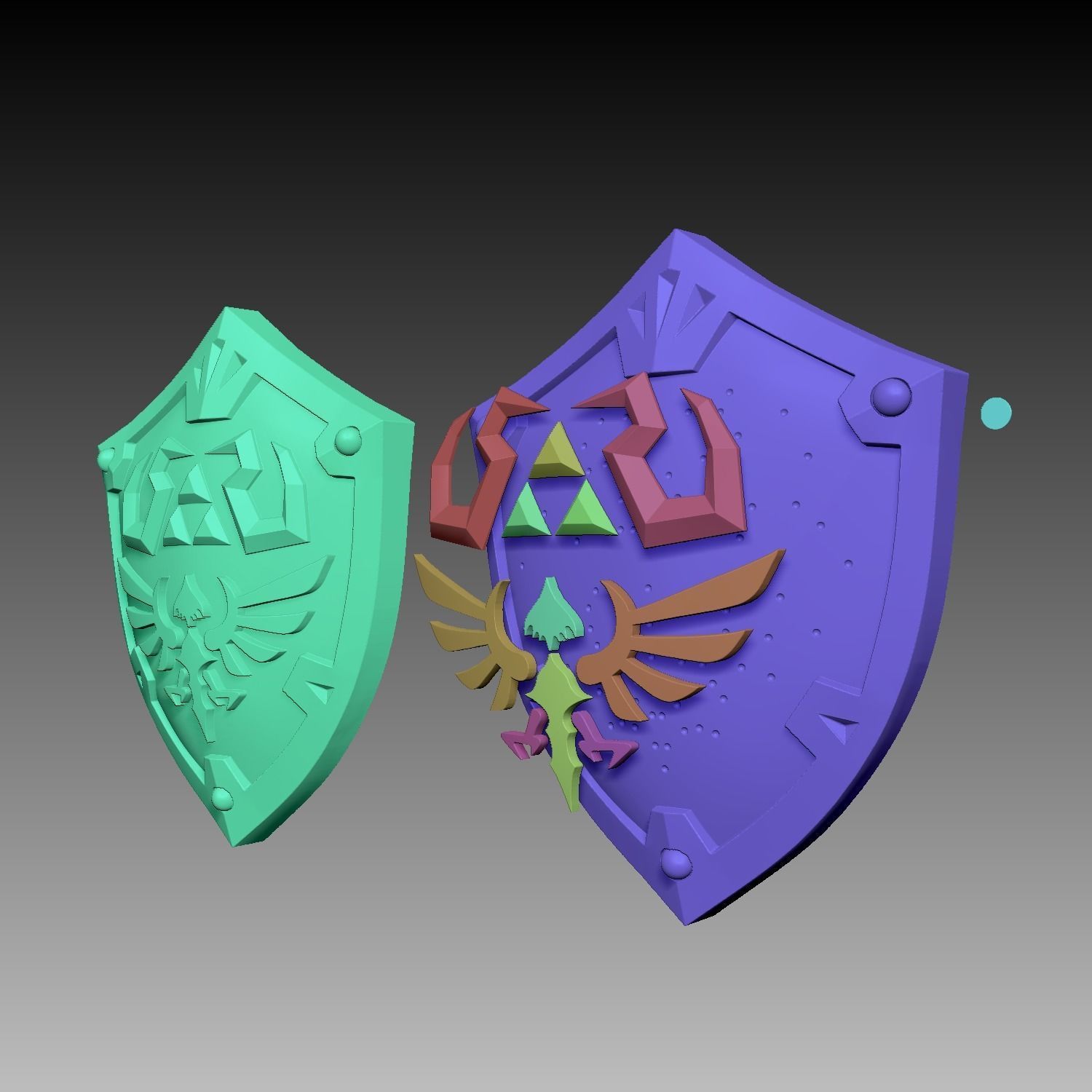 Link Hylian Shield BOTW 3D model 3D printable | CGTrader