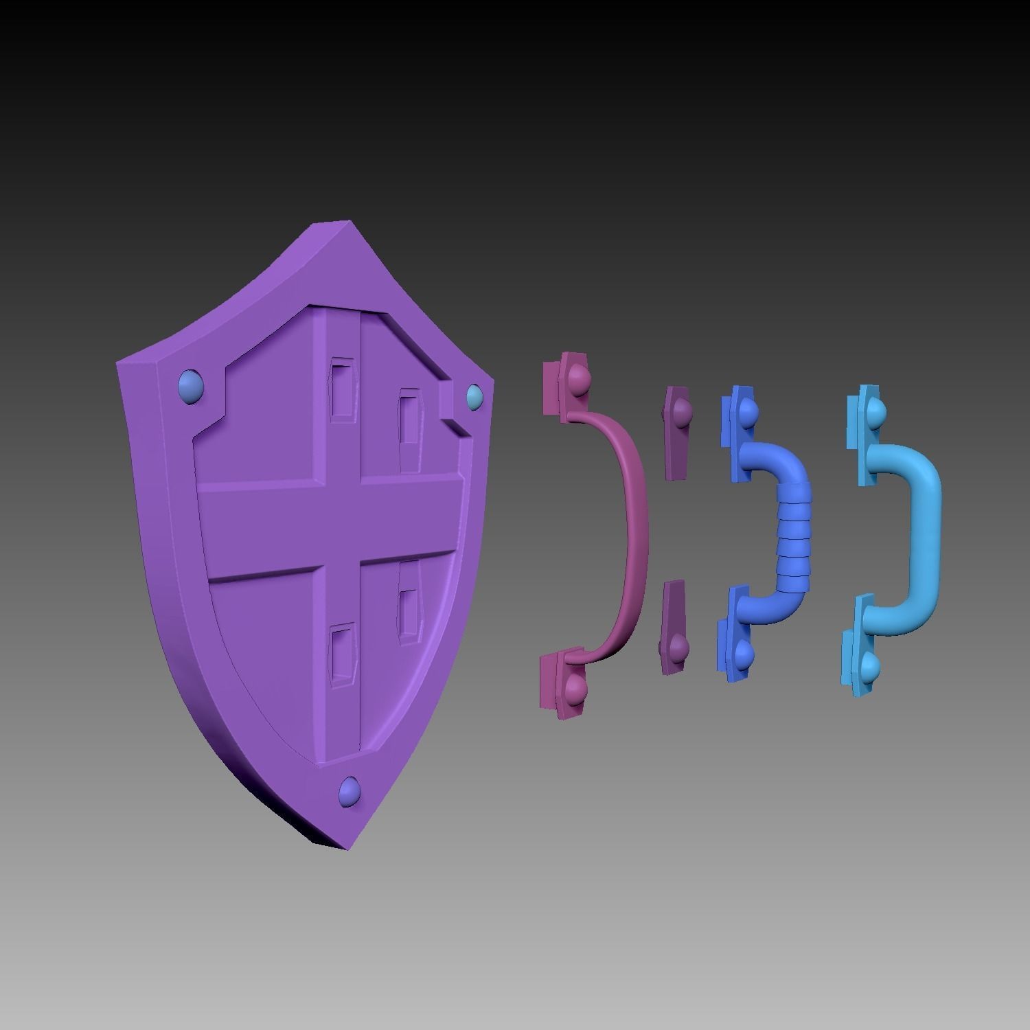 Link Hylian Shield BOTW 3D model 3D printable | CGTrader