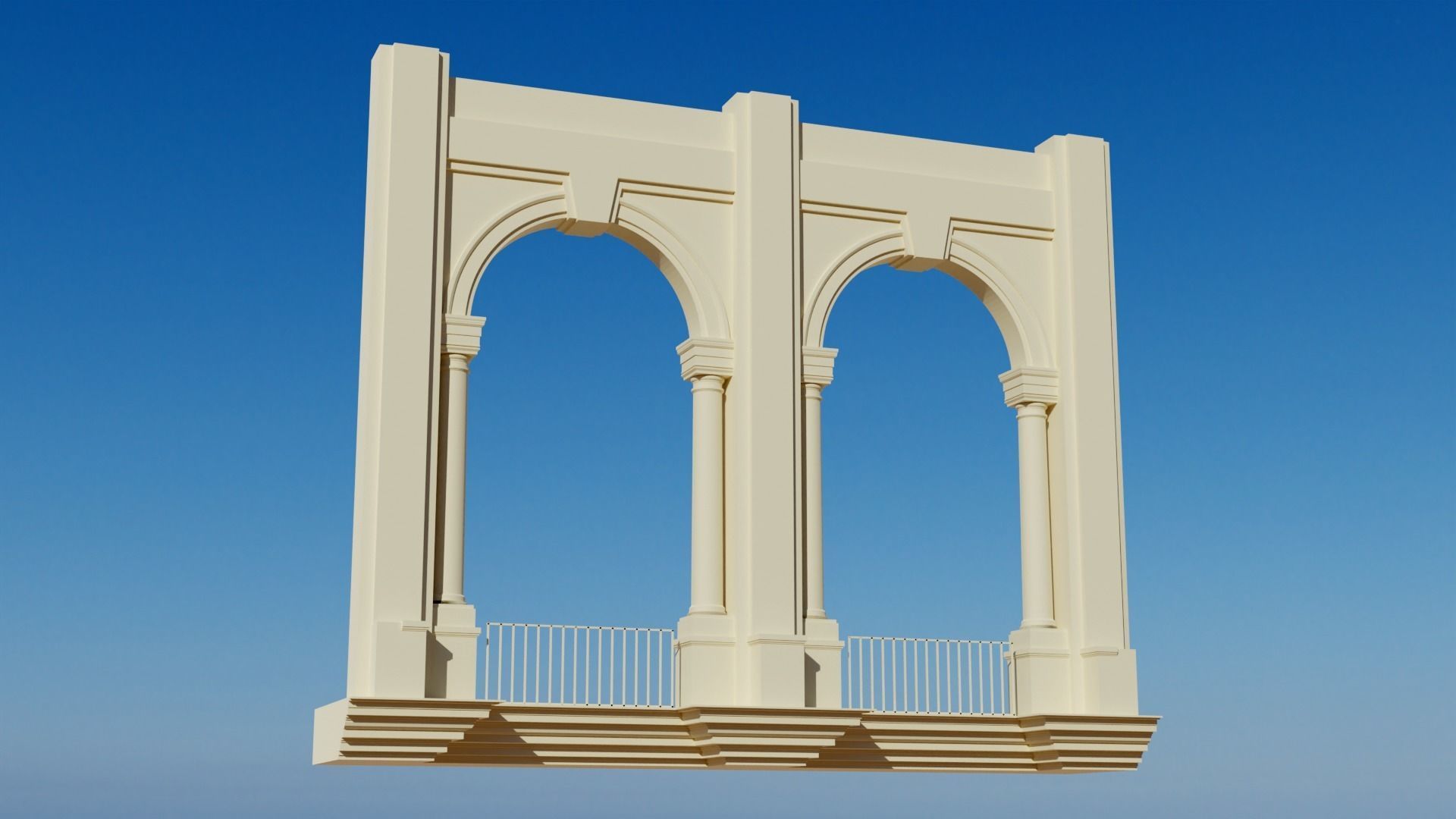 European Archway 3D model | CGTrader