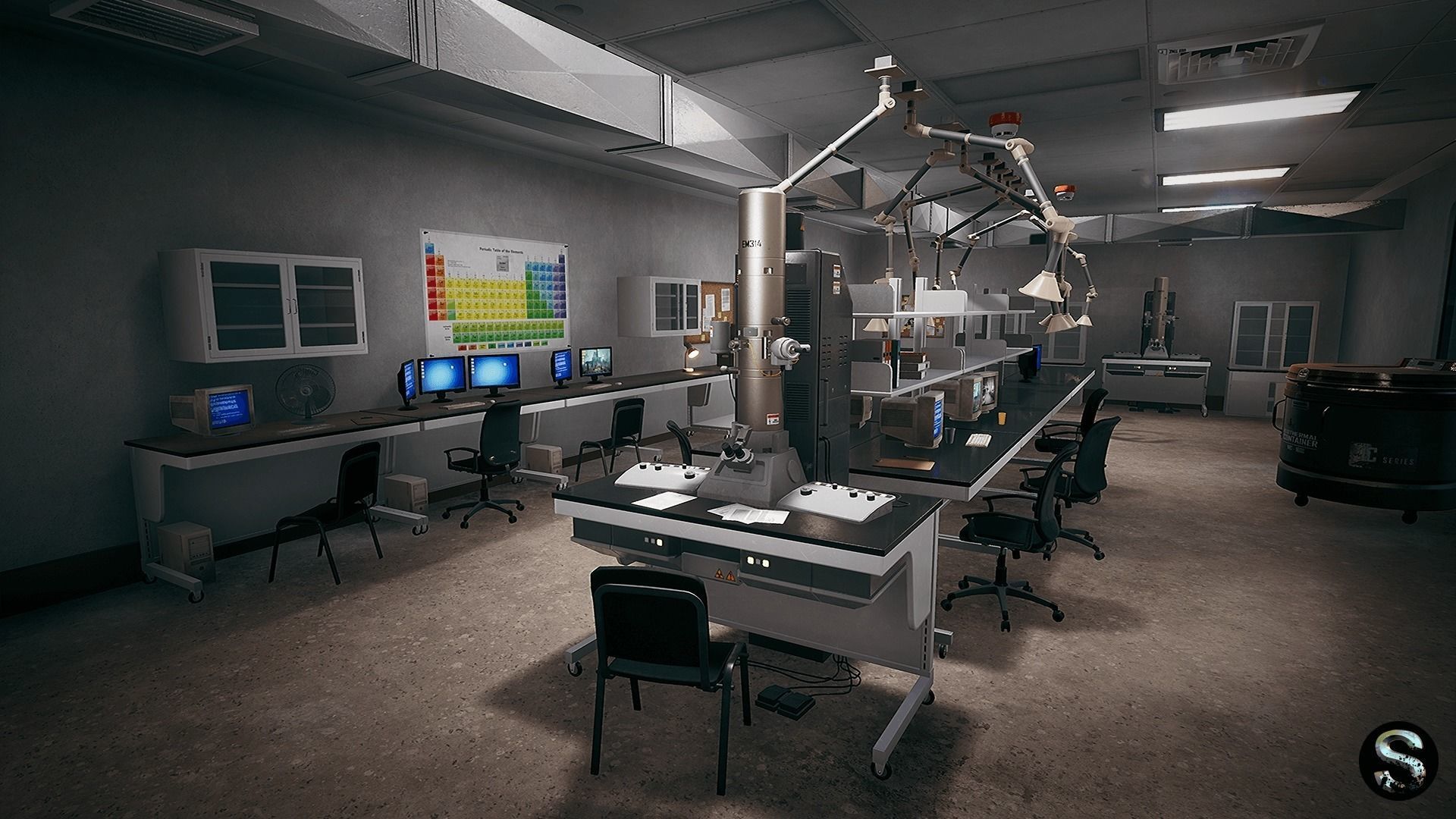 3D model Science Lab VR / AR / low-poly | CGTrader