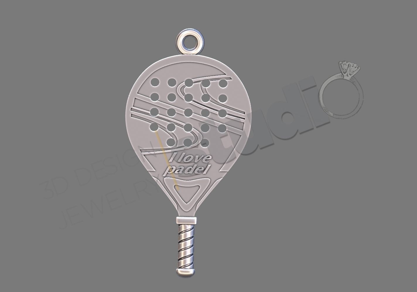 padel racket 3d model 3D model 3D printable | CGTrader