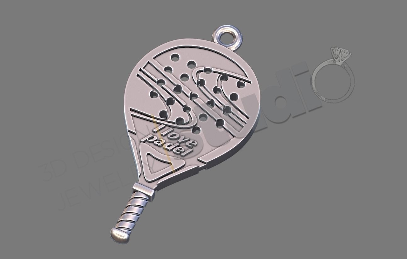 padel racket 3d model 3D model 3D printable | CGTrader