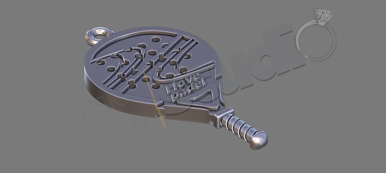 padel racket 3d model 3D model 3D printable | CGTrader