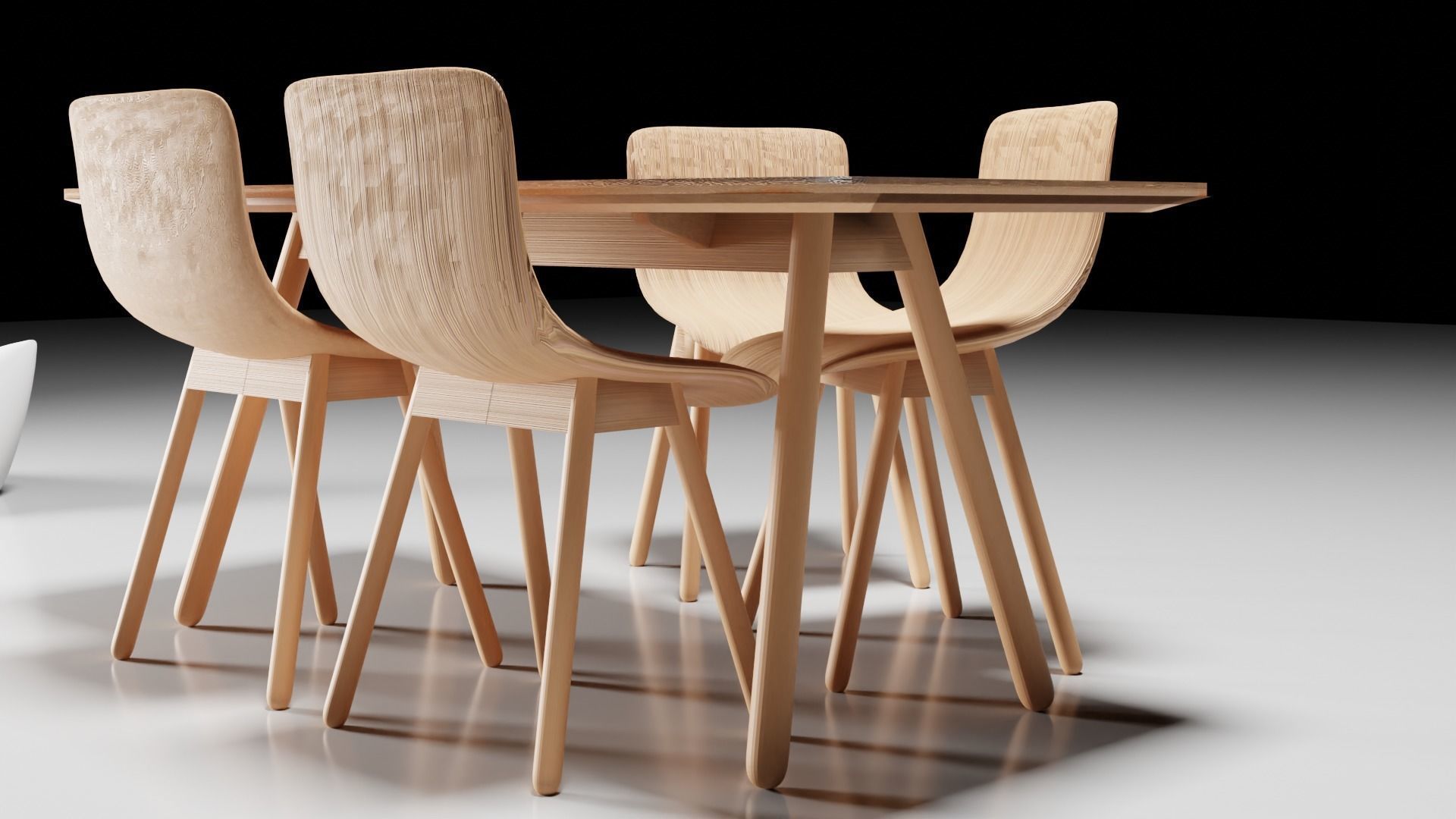 Table Chair 3D model | CGTrader