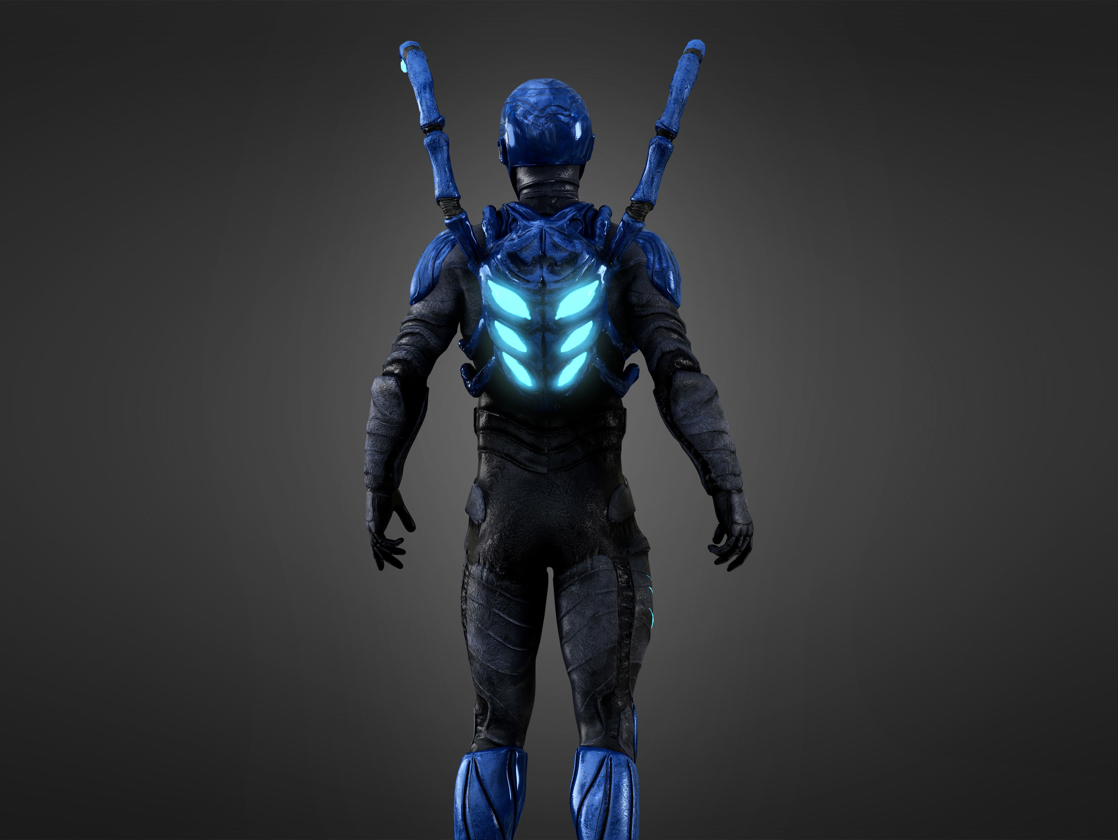 3D model Blue Beetle VR / AR / low-poly rigged | CGTrader