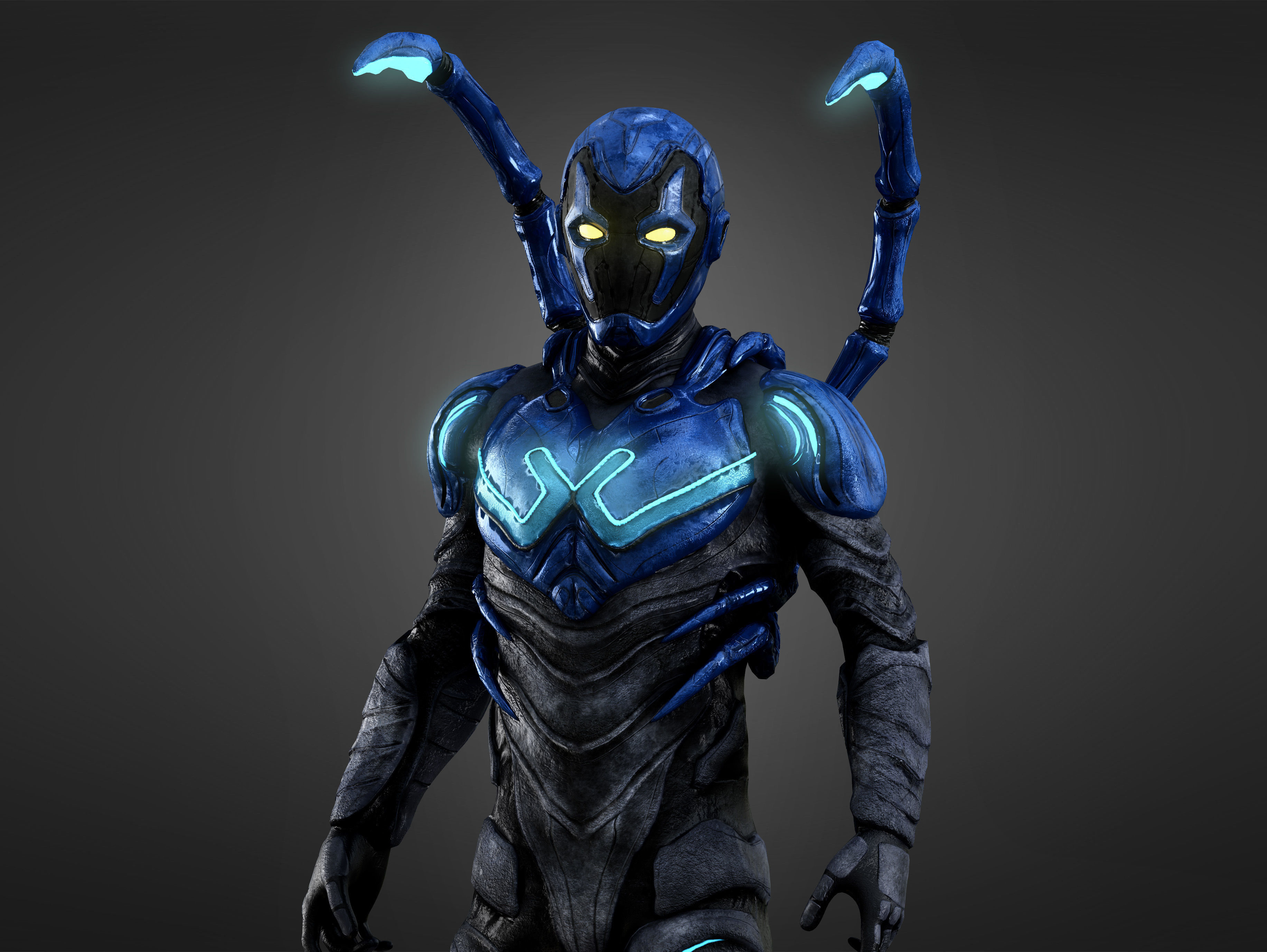 3D model Blue Beetle VR / AR / low-poly rigged | CGTrader