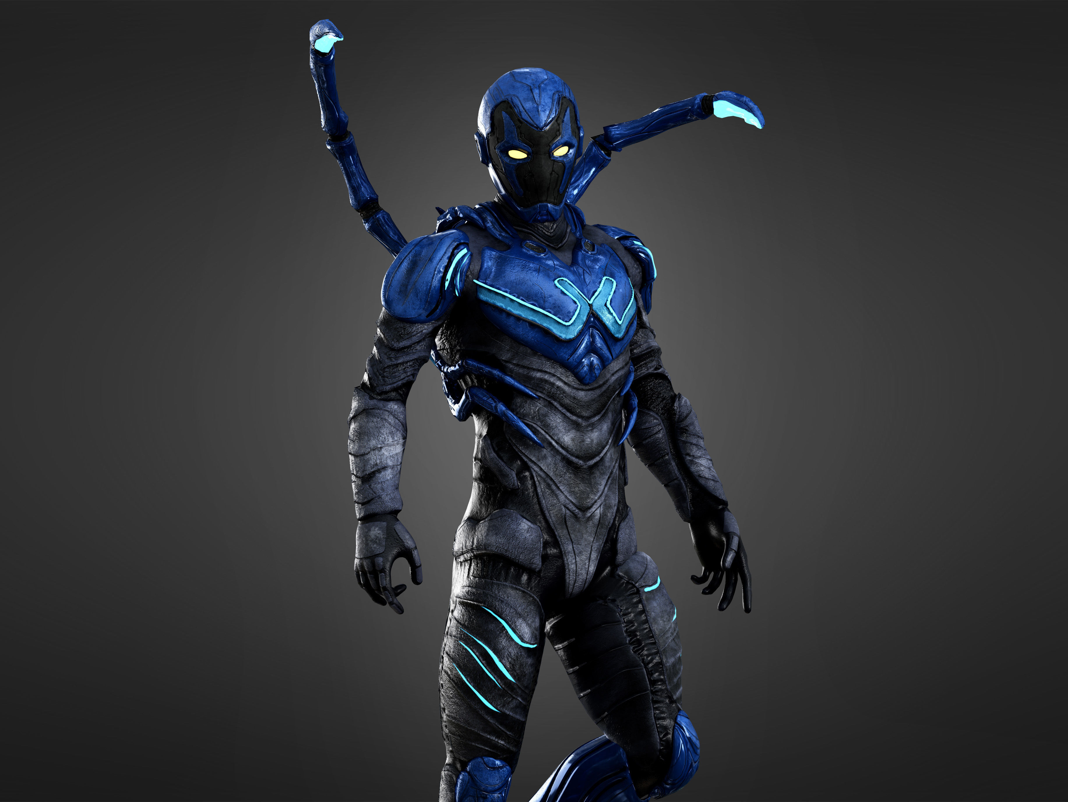 3D model Blue Beetle VR / AR / low-poly rigged | CGTrader