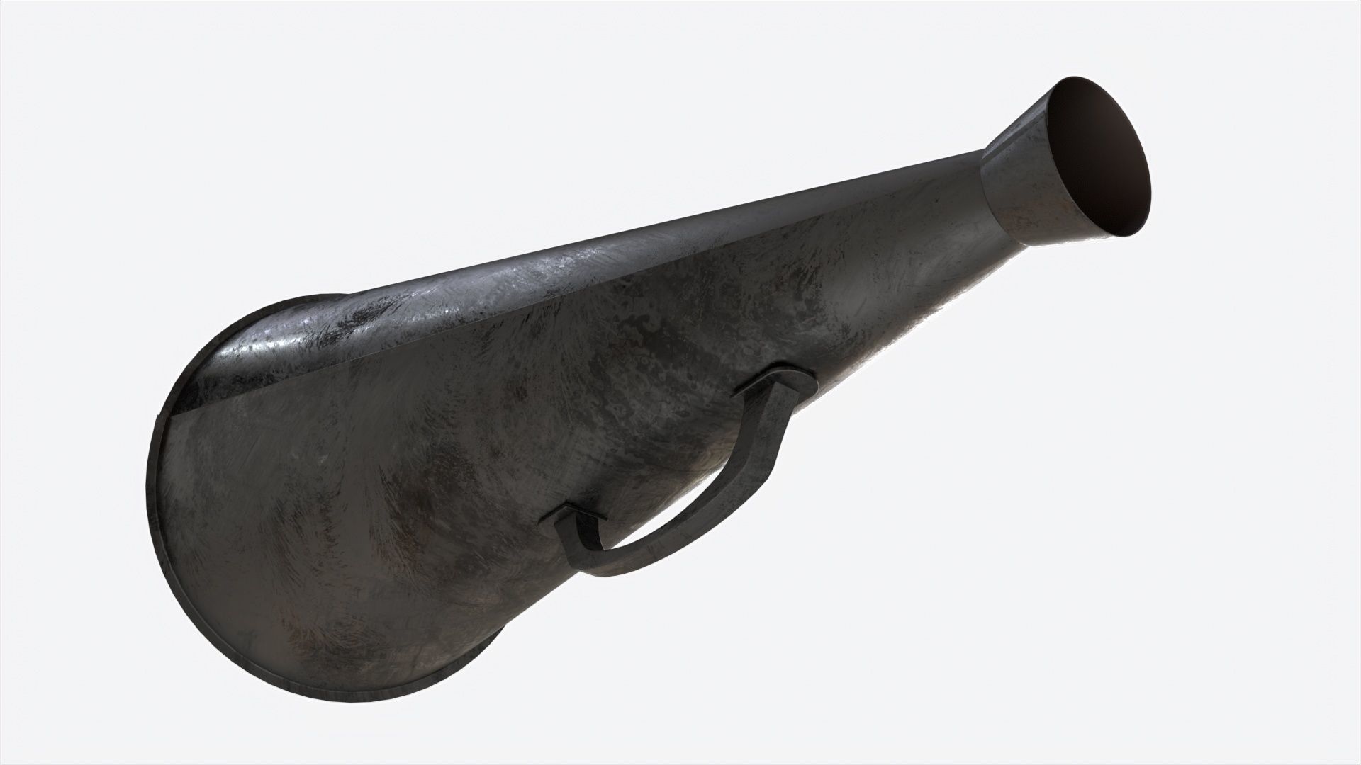 Vintage Metal Megaphone 3D model | CGTrader