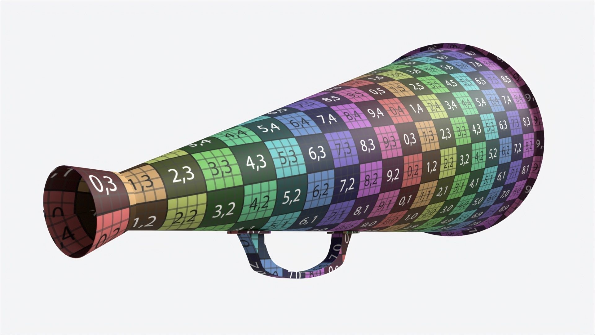 Vintage Metal Megaphone 3D model | CGTrader