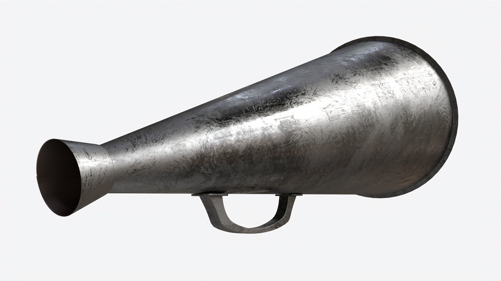 Vintage Metal Megaphone 3D model | CGTrader