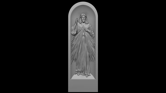 Jesus Relief 12 3D model 3D printable | CGTrader