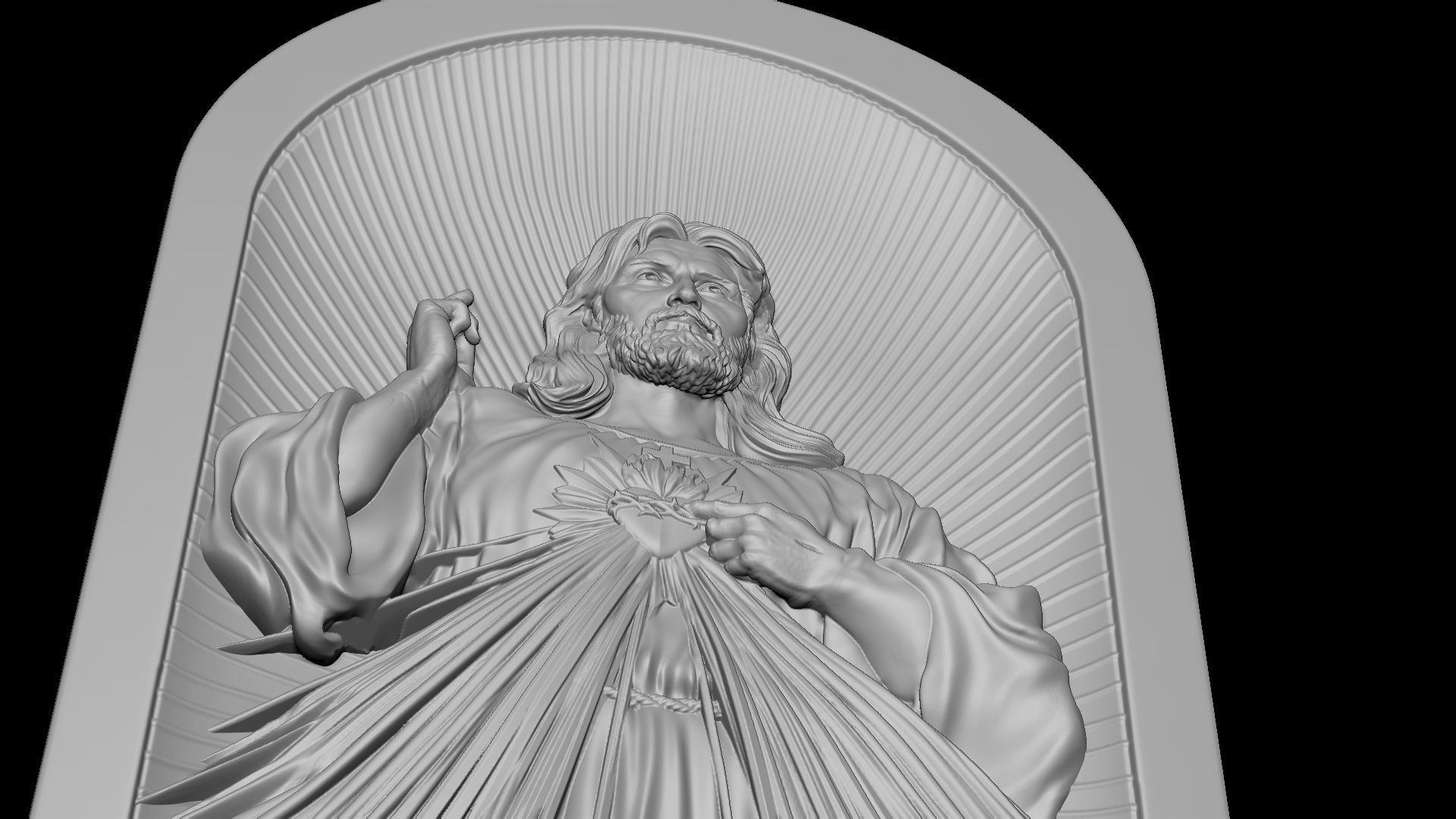 Jesus Relief 12 3D model 3D printable | CGTrader