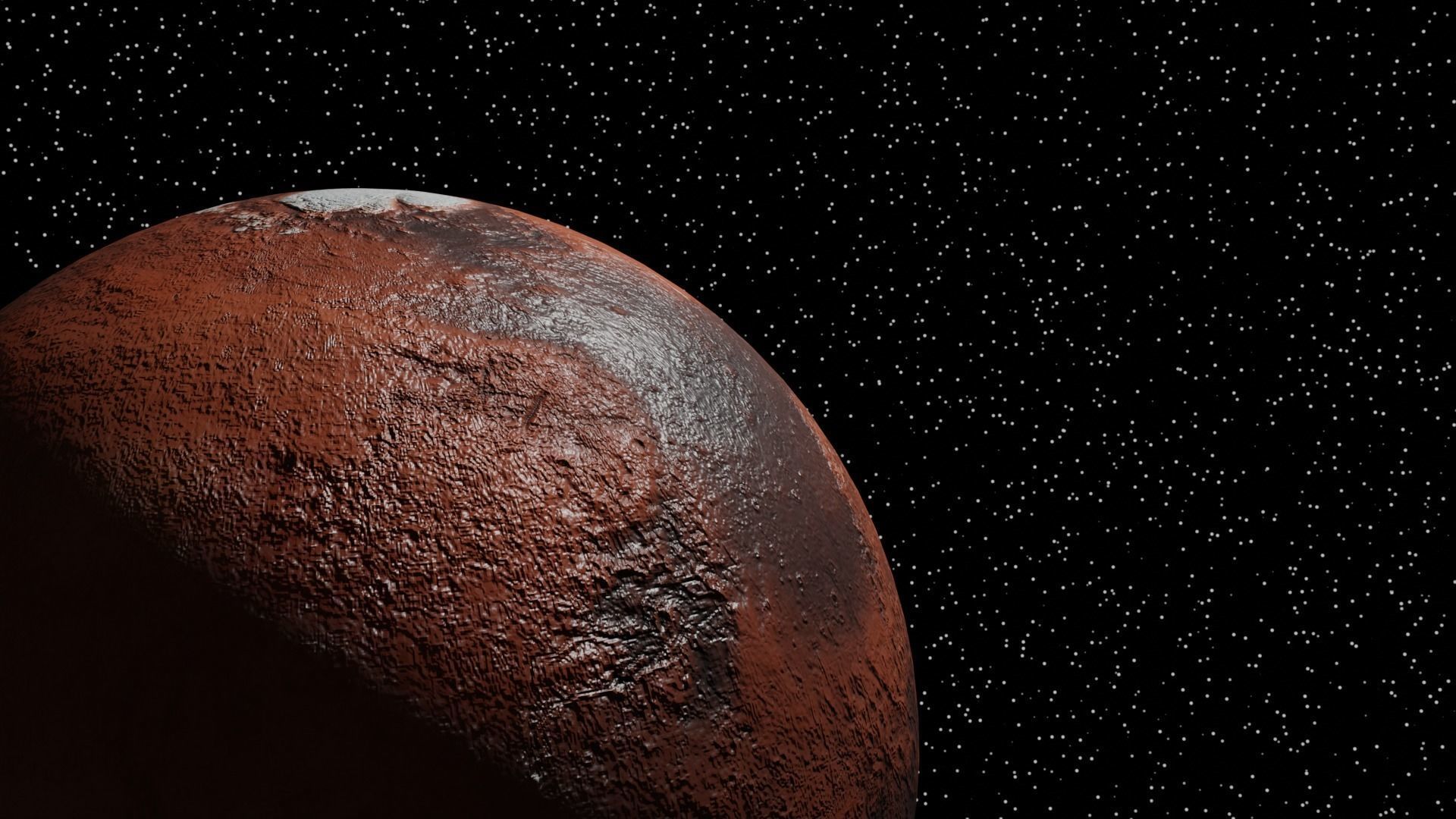 3D model 3D Mars VR / AR / low-poly | CGTrader