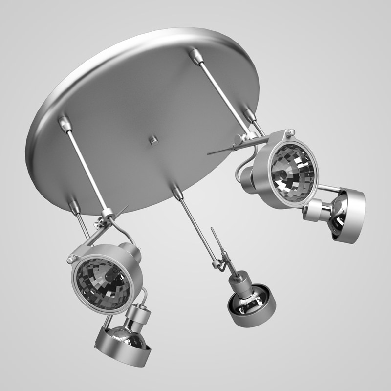 Halogen Lamp Set 3D model | CGTrader