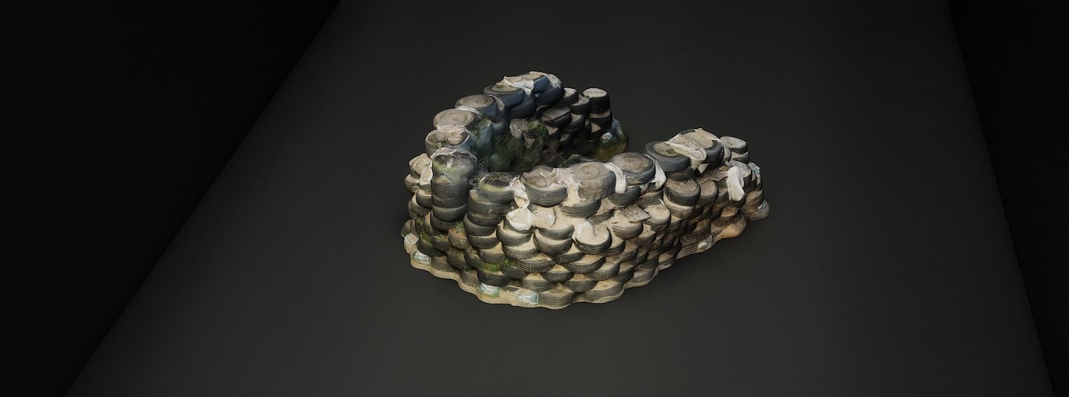 3D model Defensive structure VR / AR / low-poly | CGTrader