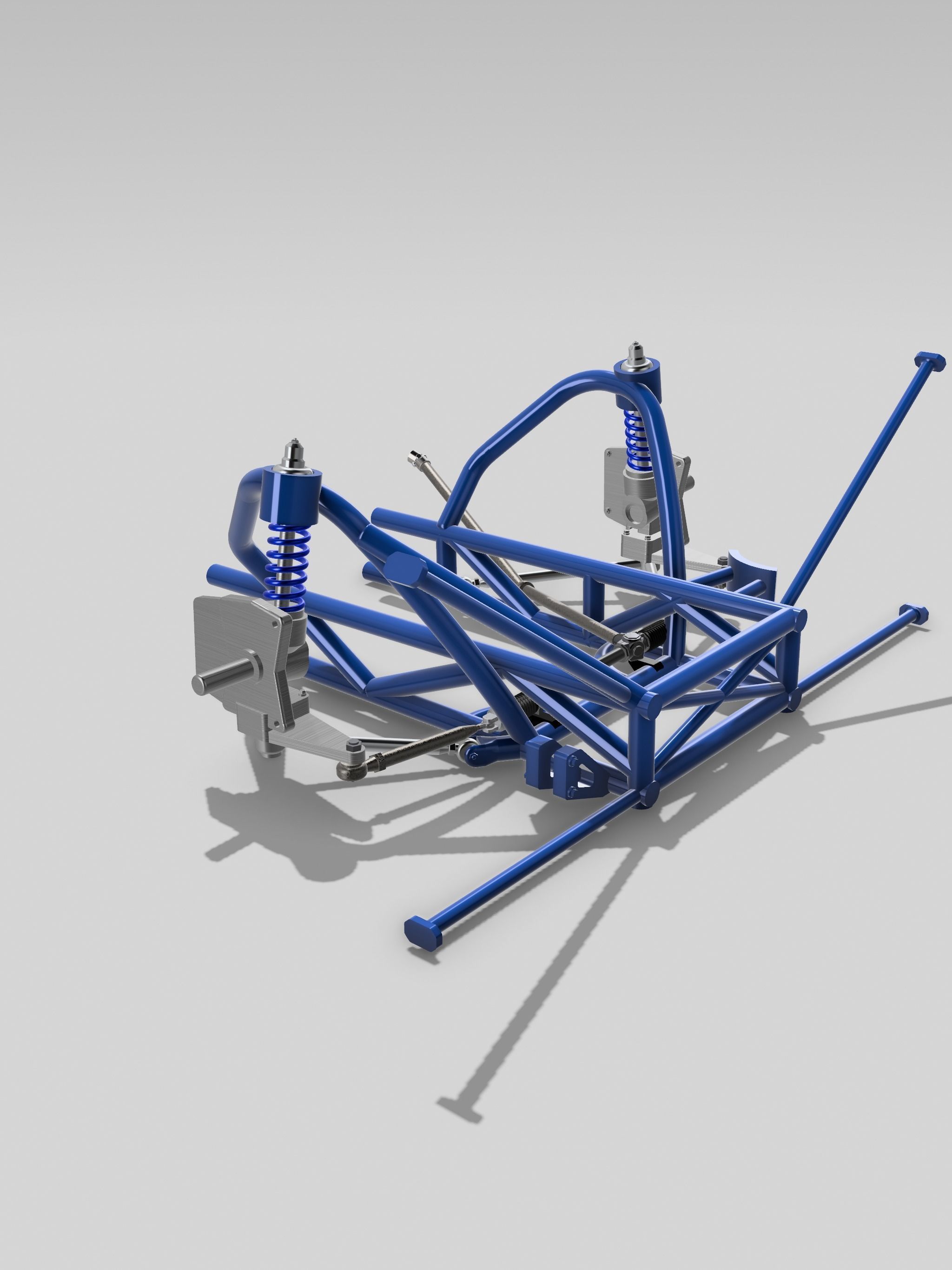 1967 Nova PROMOD Front suspension N steering 3D model 3D printable ...
