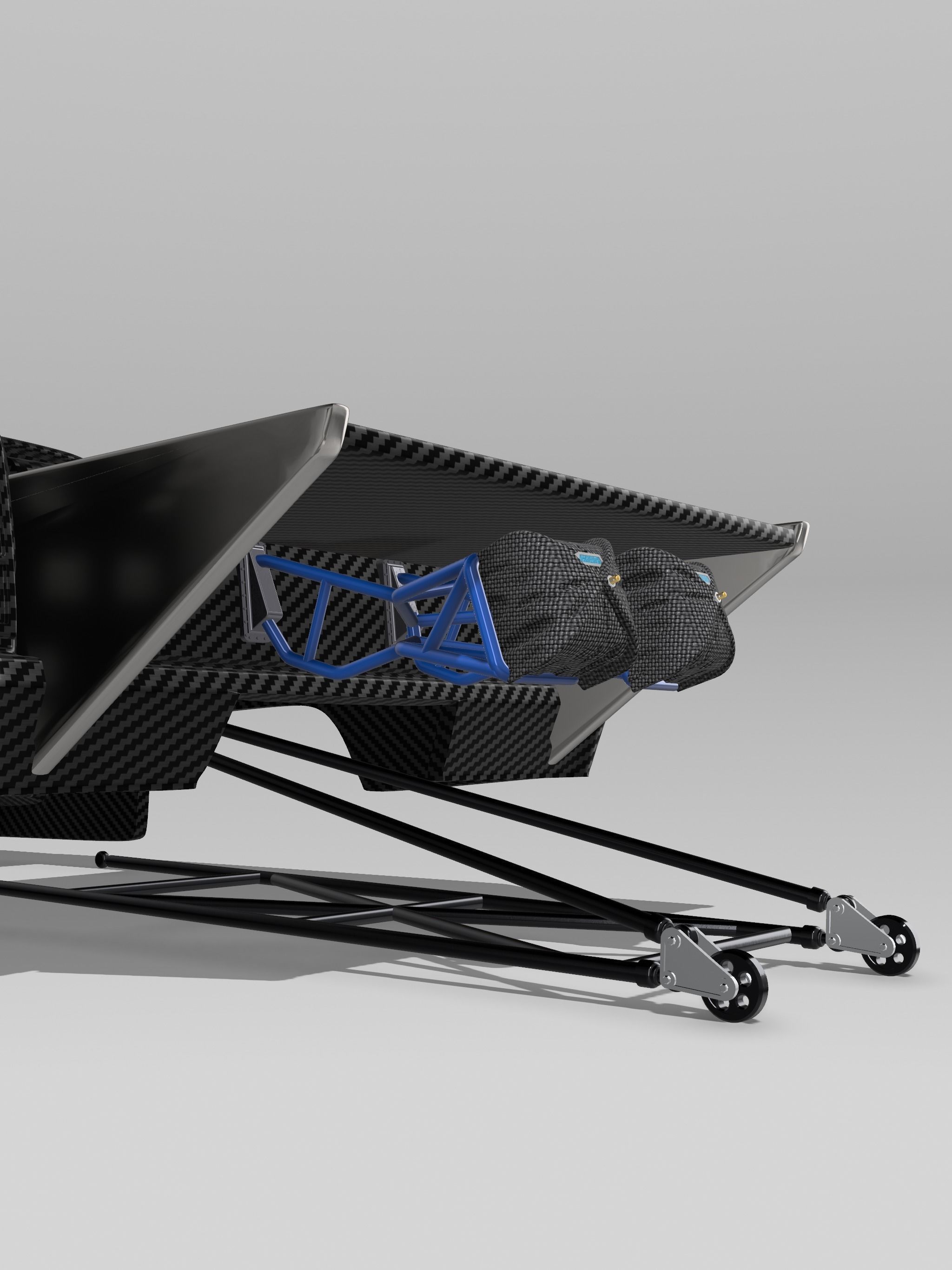 1967 Nova PROMOD Parachute assembly 3D model 3D printable | CGTrader