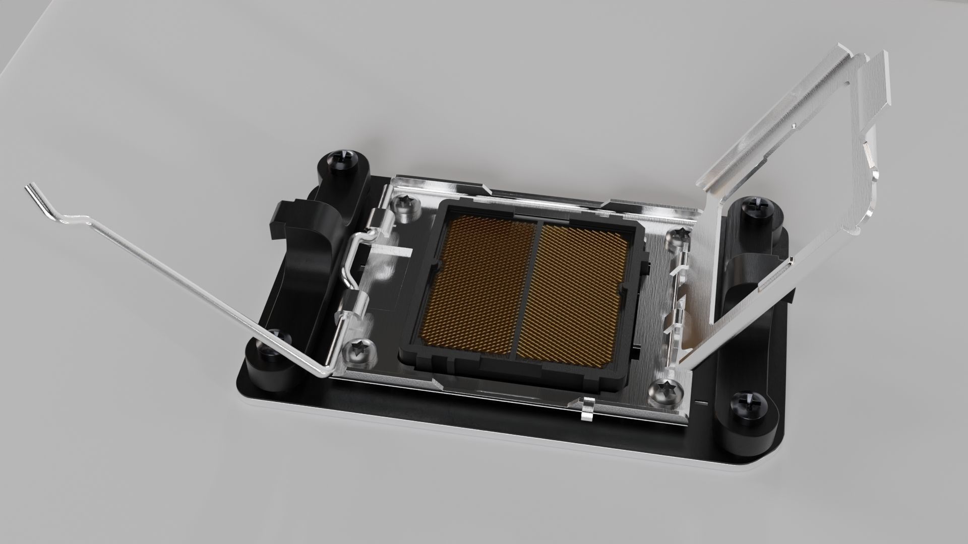 AMD AM5 Socket for Ryzen 7000 3D model | CGTrader